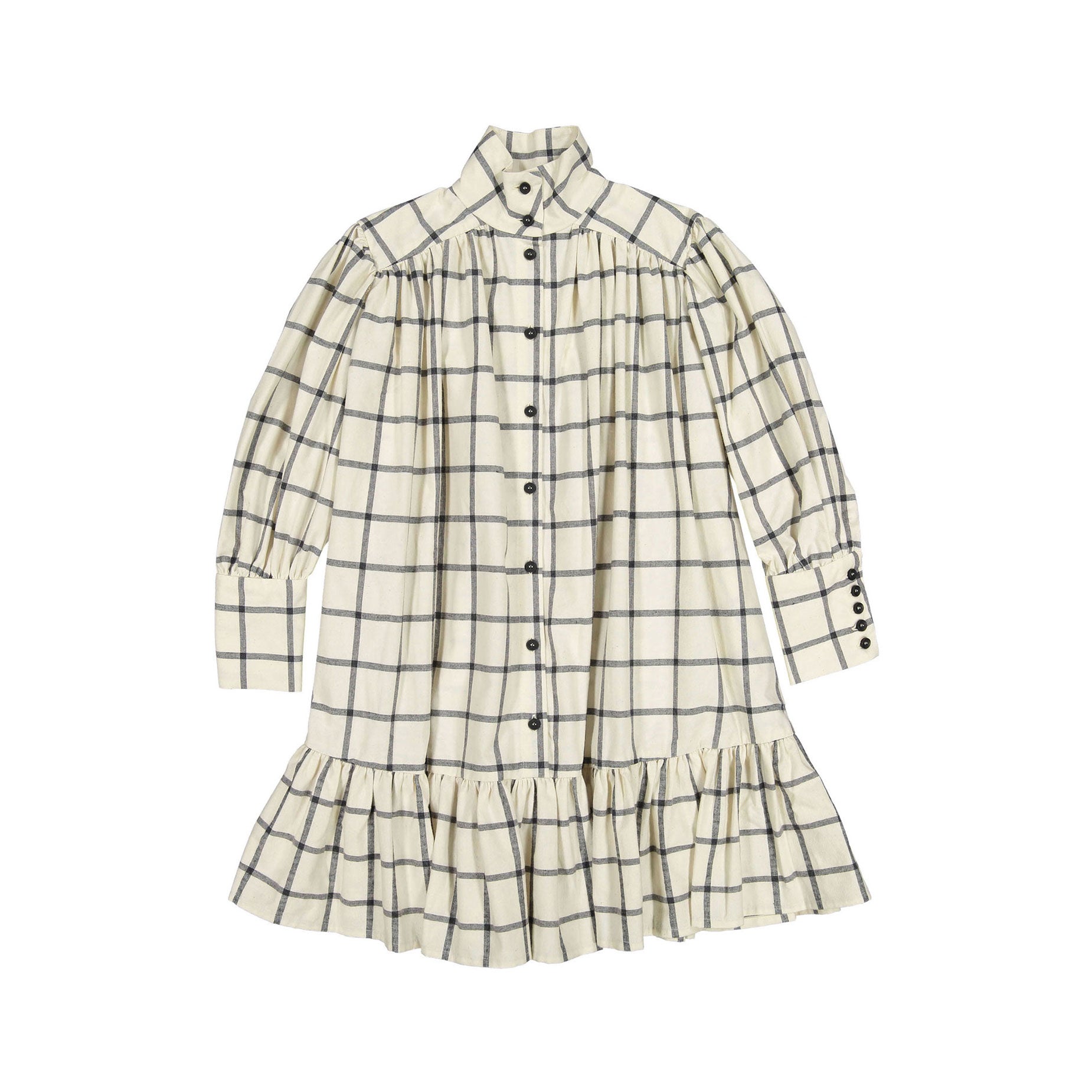 Unlabel Milk Square Buttons Dress – Ladida