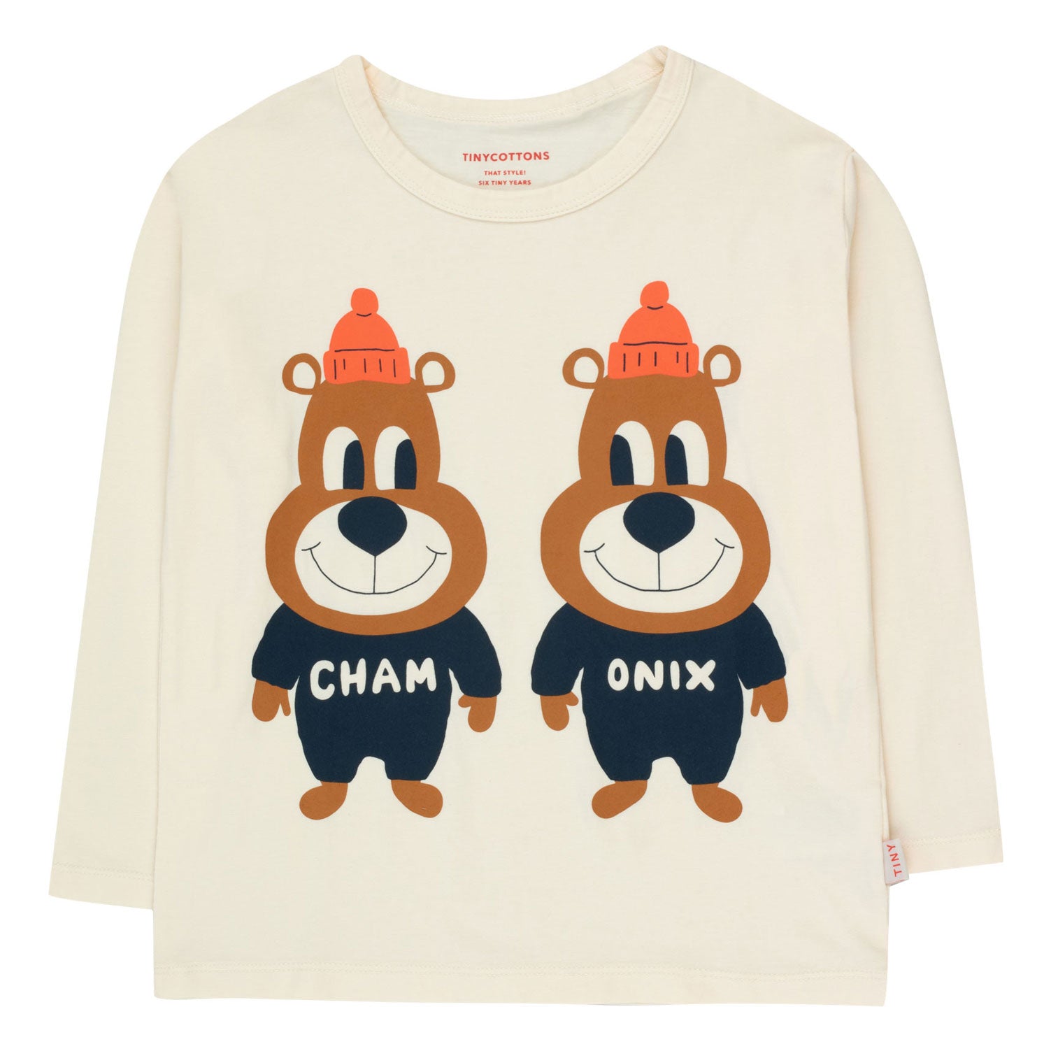 Tiny Cottons Light Cream Chamonix Twins Tee – Ladida
