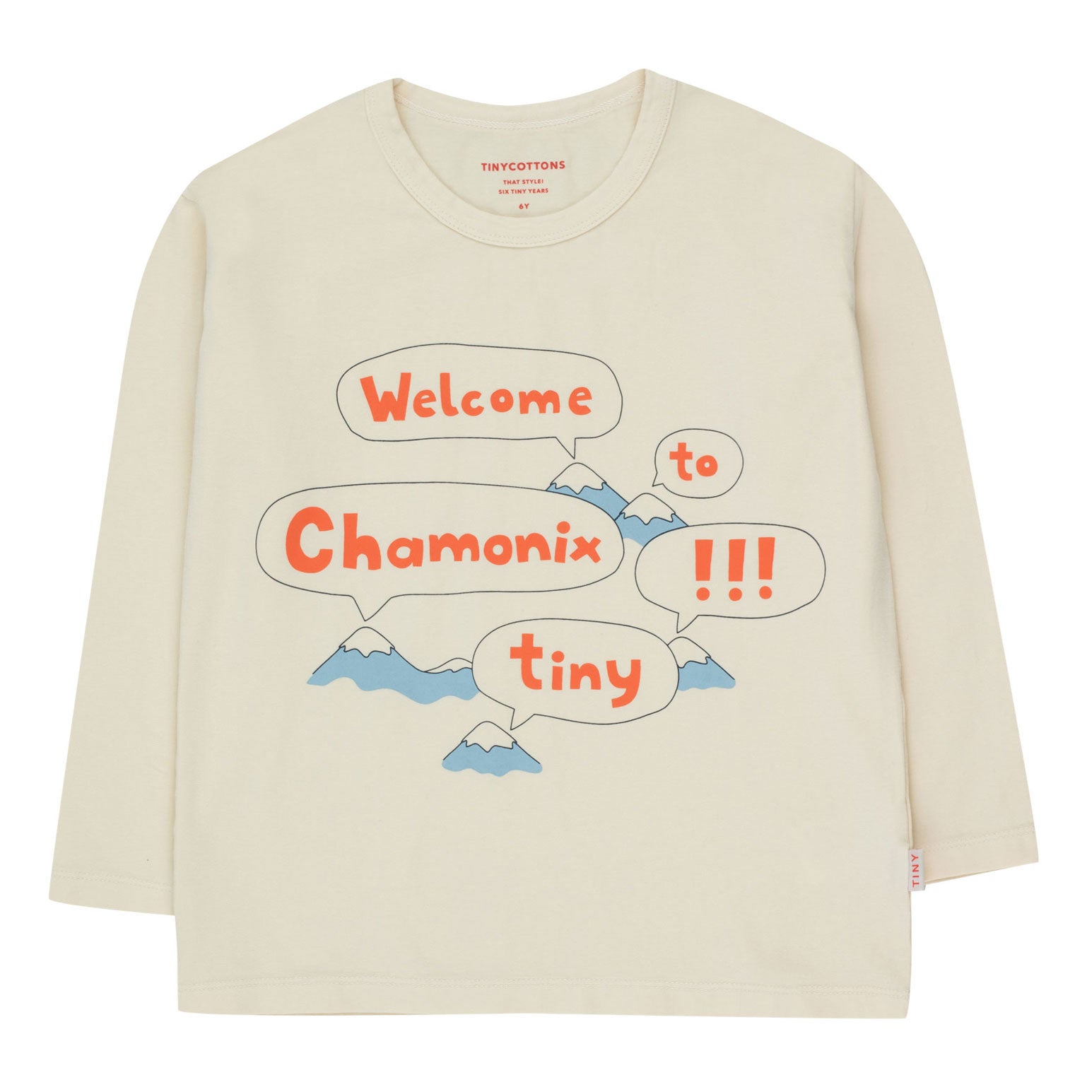 Tiny Cottons Light Cream Welcome Tee – Ladida
