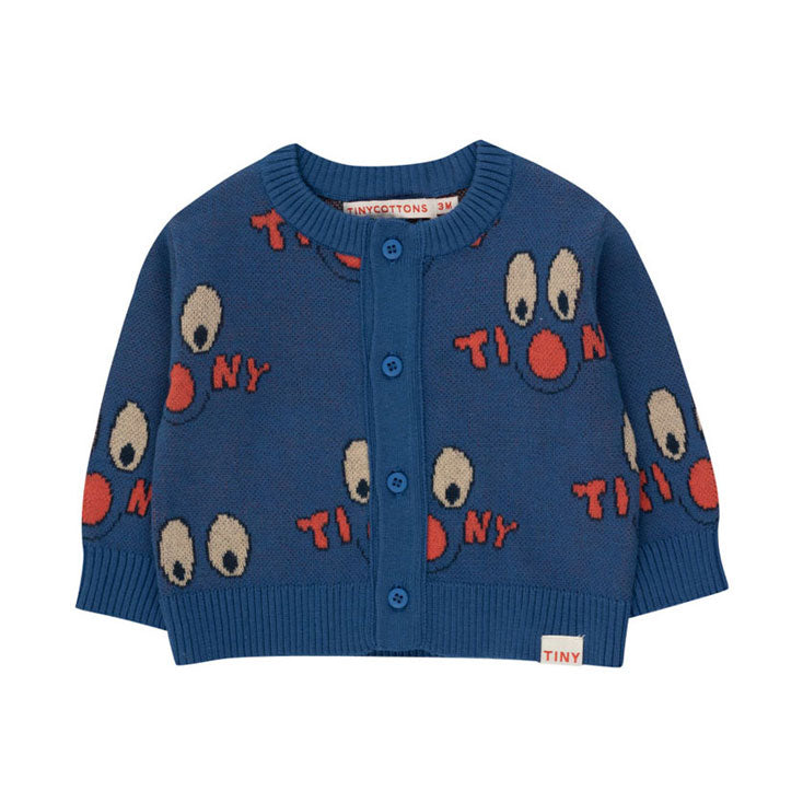 Tiny Cottons Azure Clowns Baby Cardigan – Ladida