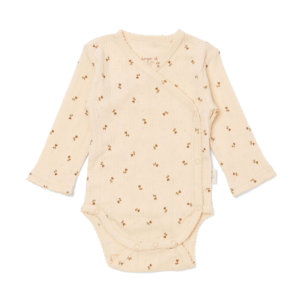 Konges Slojd Petit Bisou Mustard Minnie New Born Body – Ladida