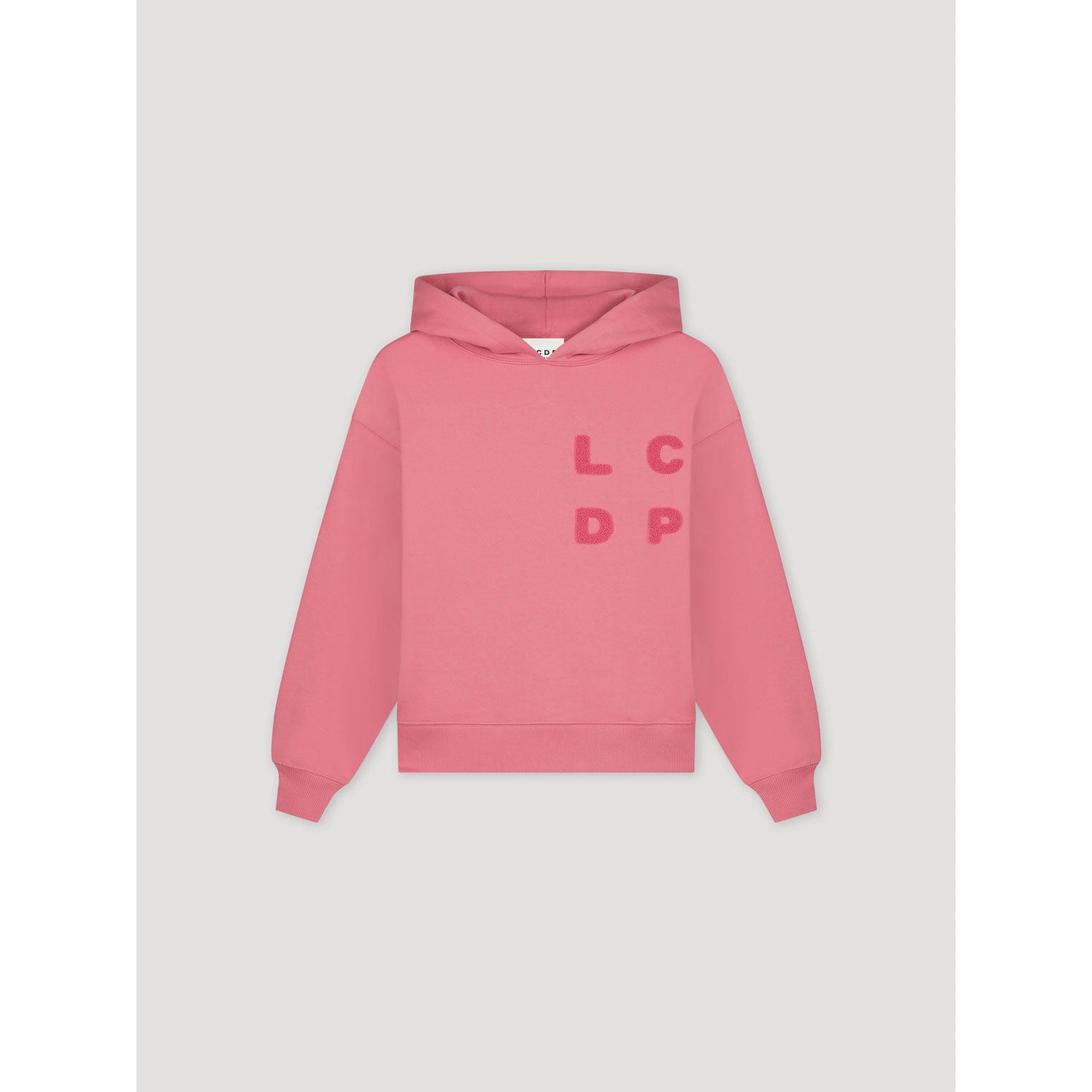 Les Coyotes De Paris Blush Towelling Logo Hoodie – Ladida