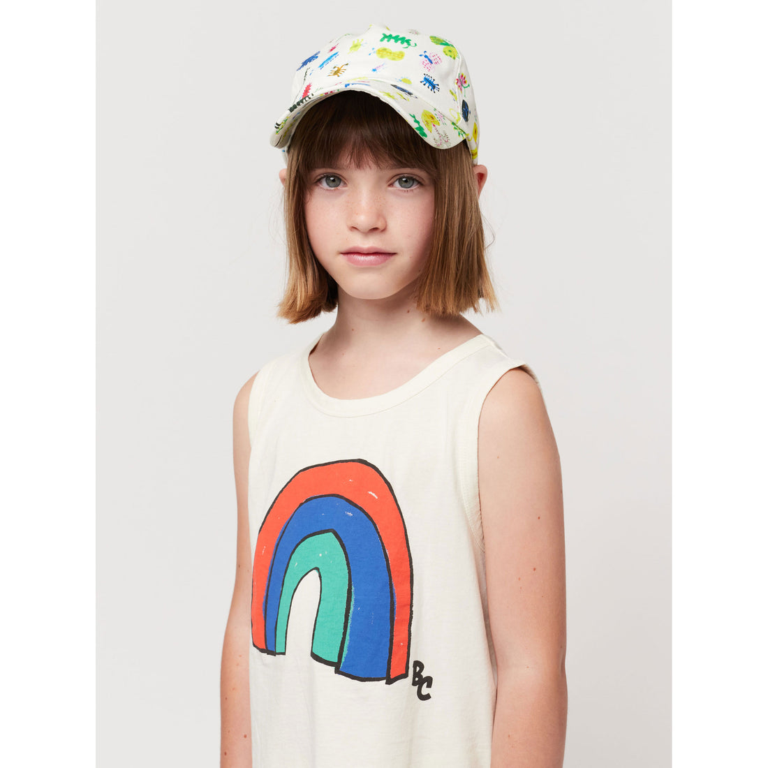 Bobo Choses Beige Funny Insects All Over Cap – Ladida