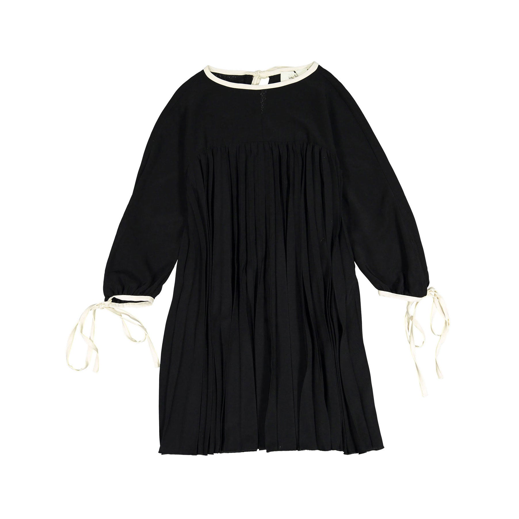 Unlabel Black/Vanilla Pleated Dress – Ladida