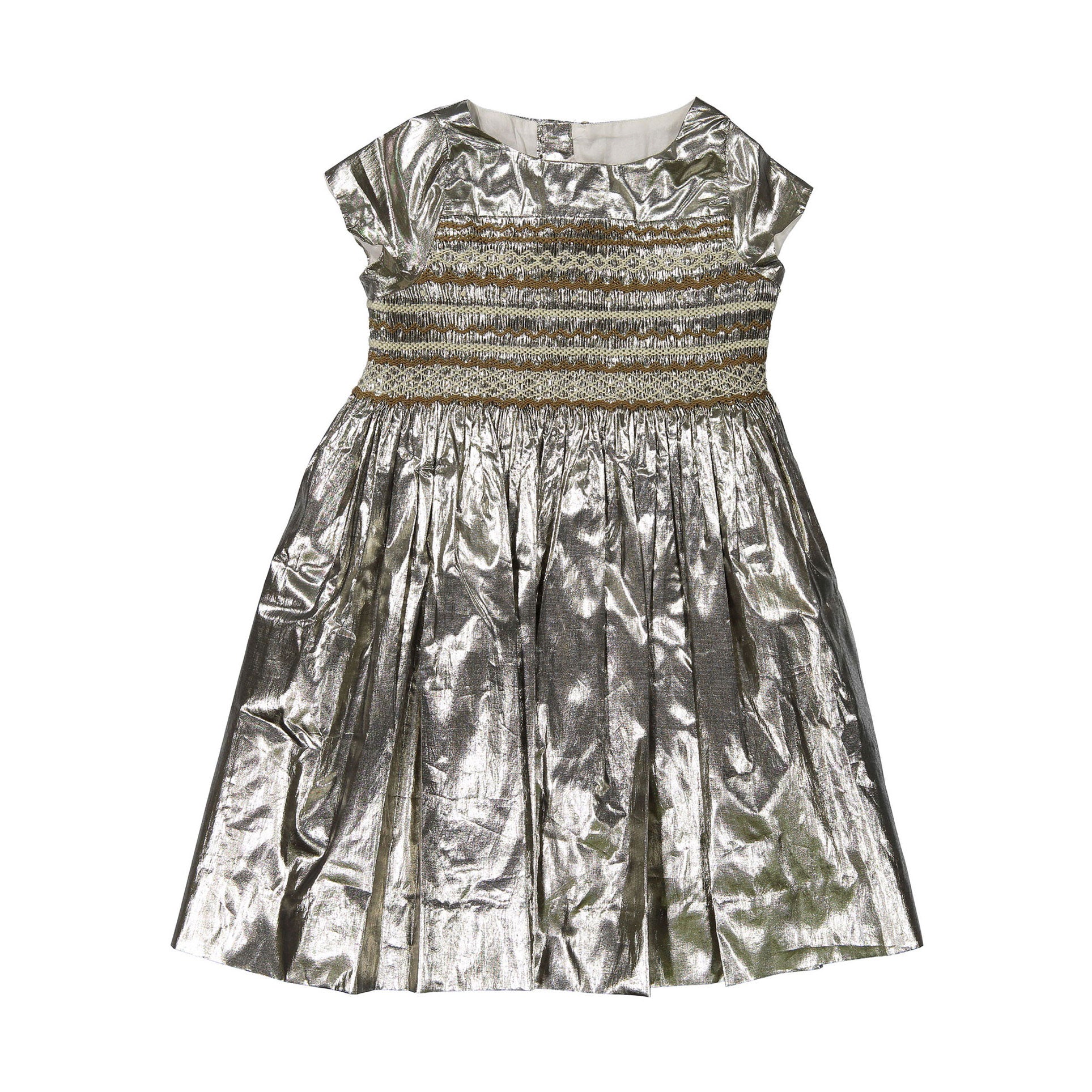 Bonpoint Gold Metallic Duchesse Dress – Ladida