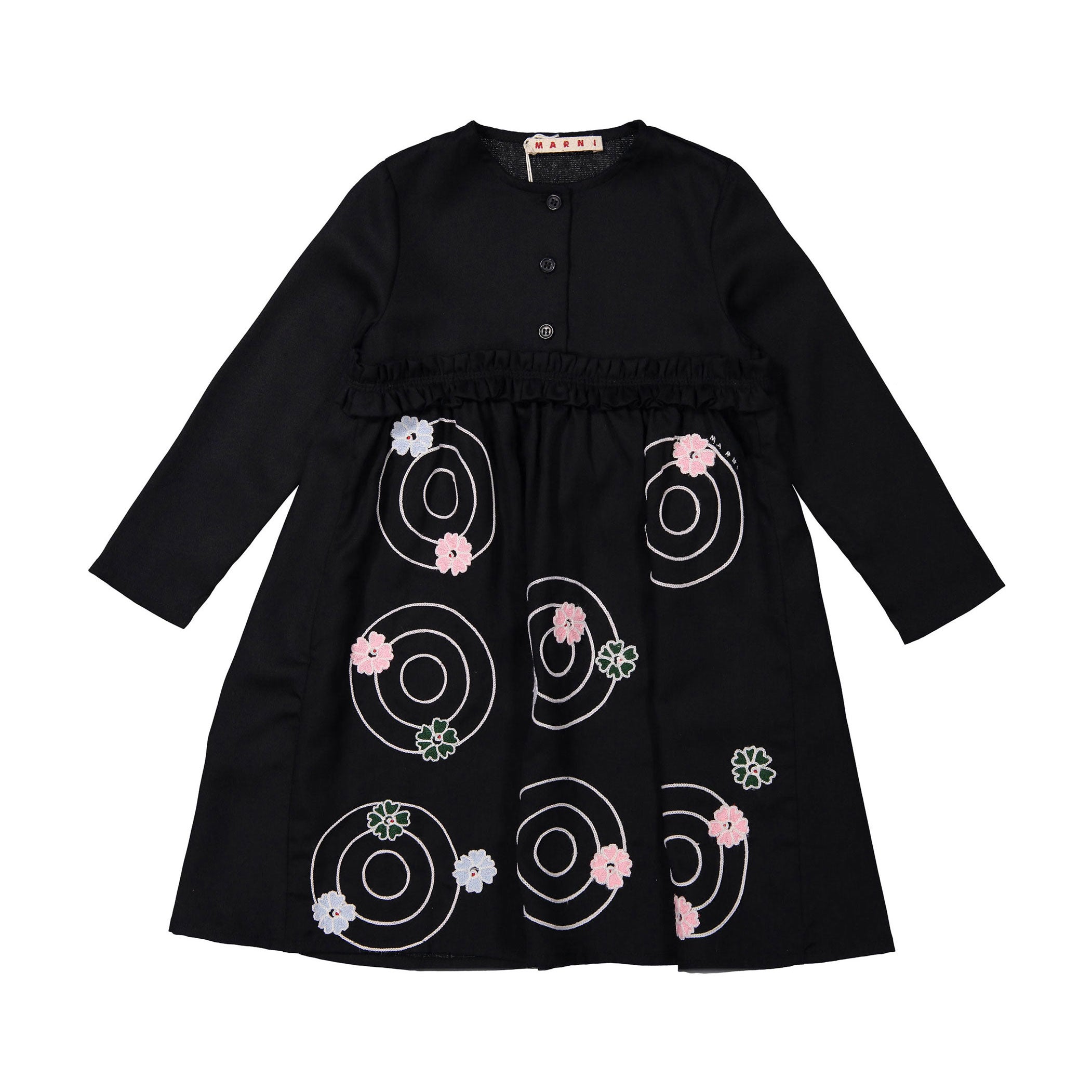 Marni Black Circle Detail Dress – Ladida