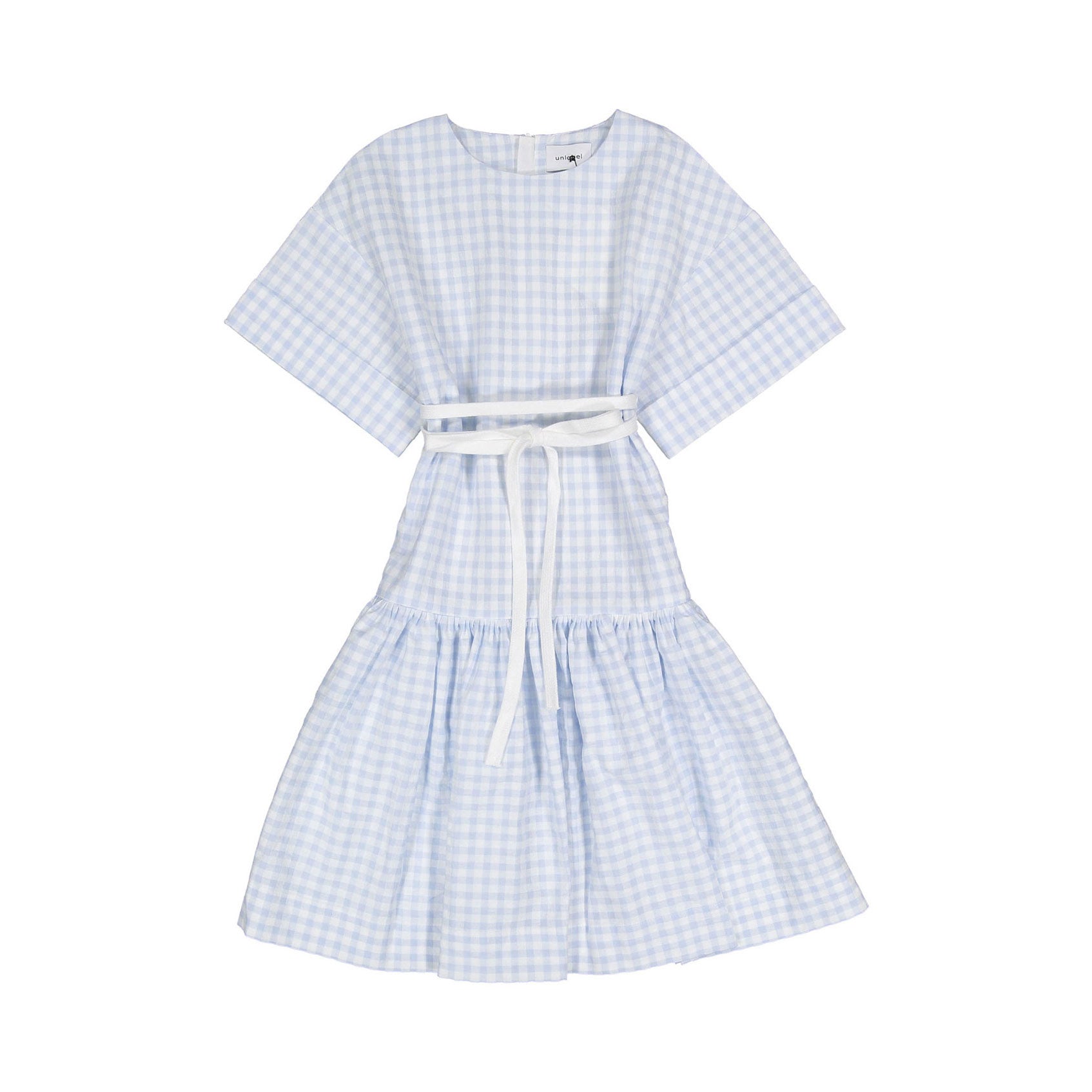 Unlabel Sky Blue Checks Reese Dress – Ladida