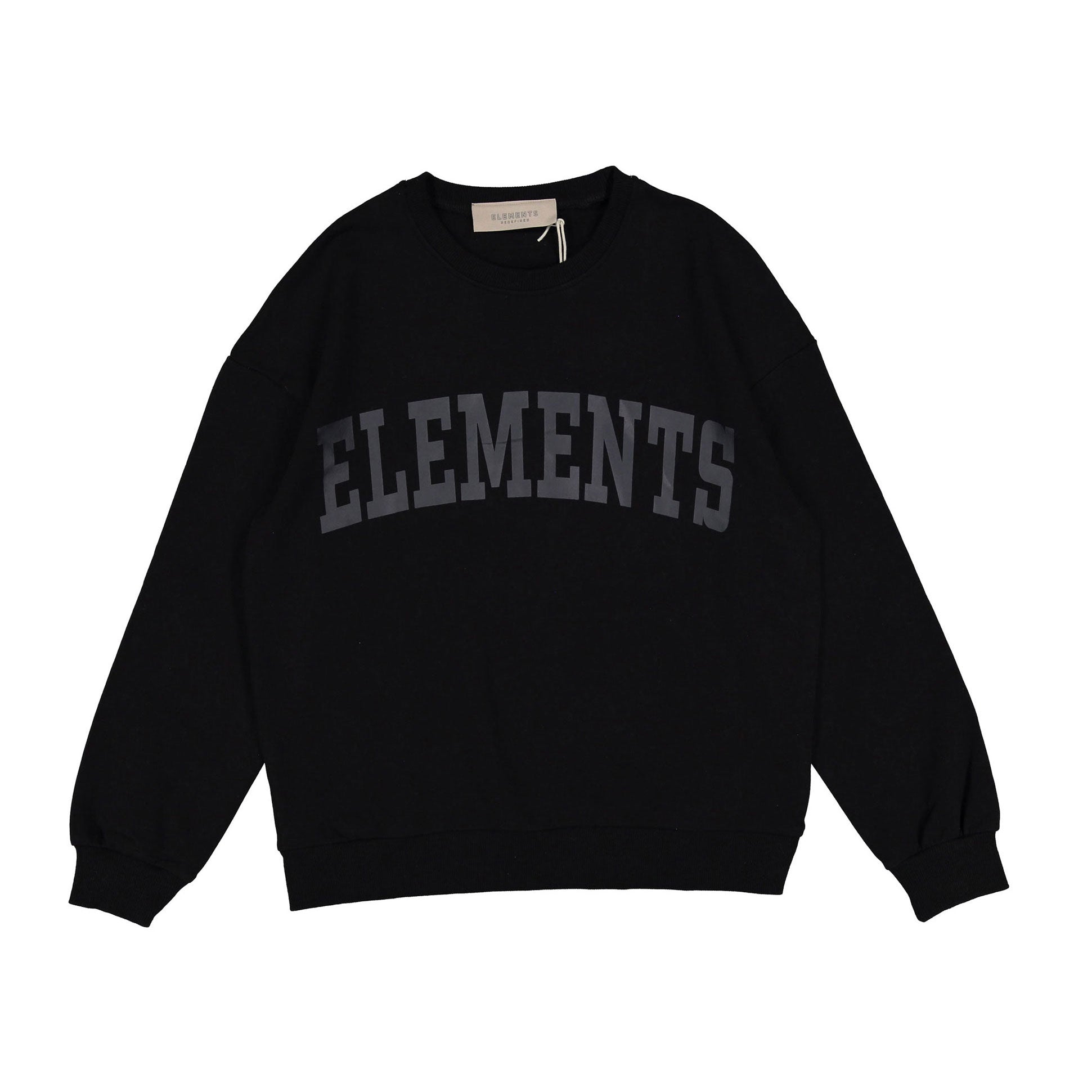 ELEMENTS Jet Black Logo Sweatshirt – Ladida