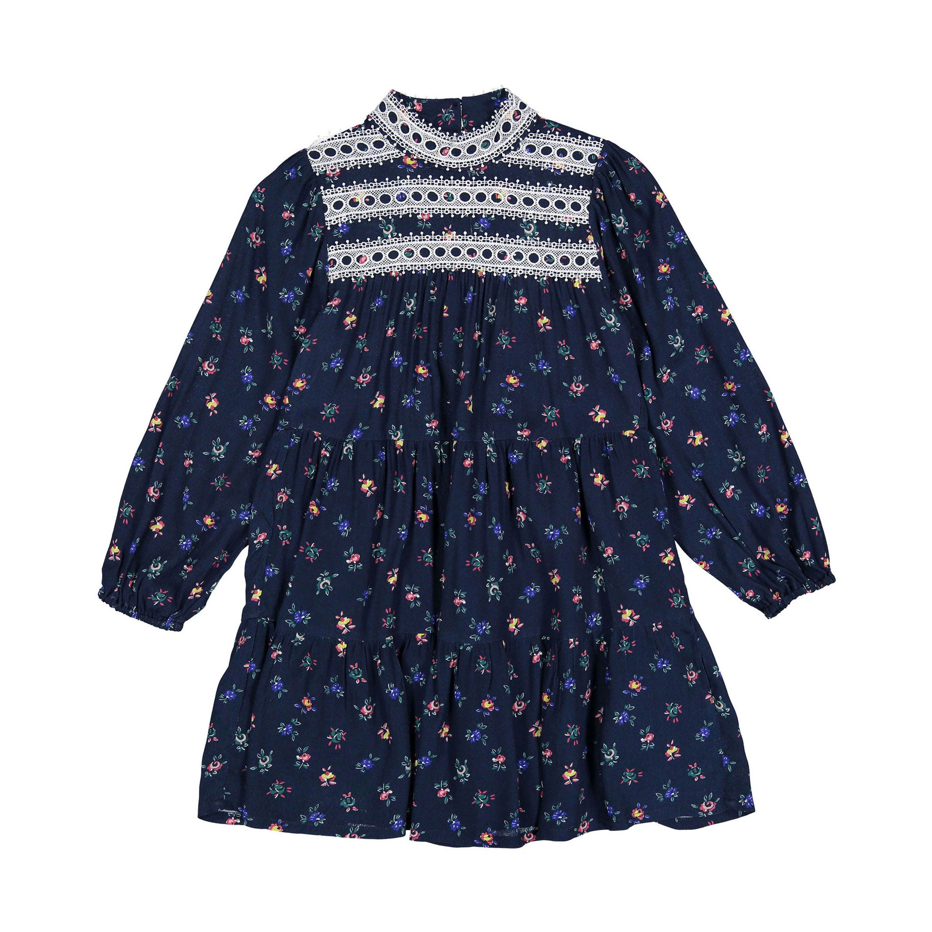 The New Society Navy Mini Blossom Moon Dress – Ladida