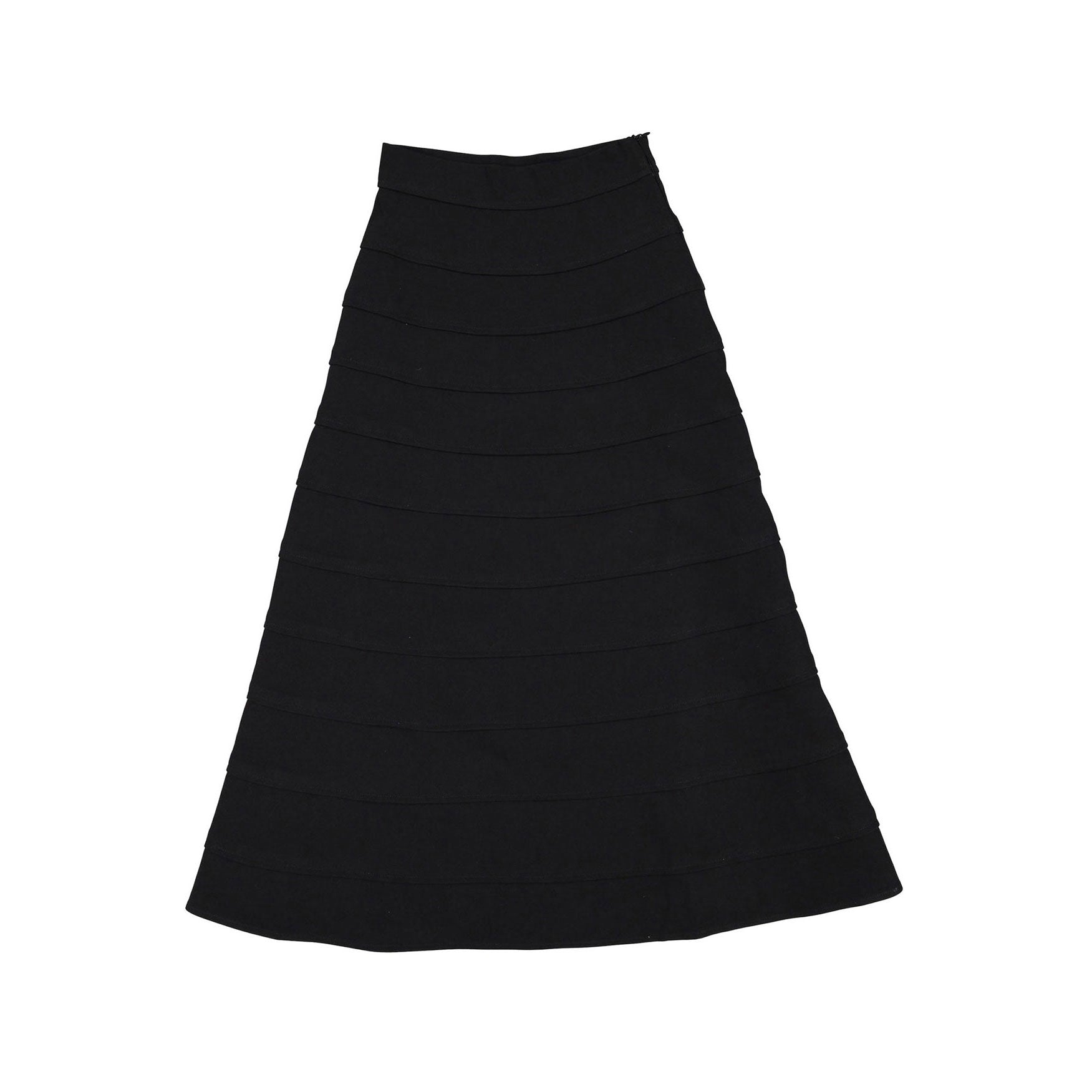 Ava and Lu Black Cascade Skirt – Ladida