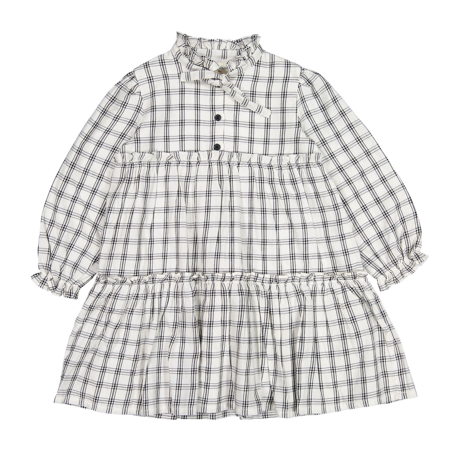 Louis Louise Cream Check Garance Dress – Ladida