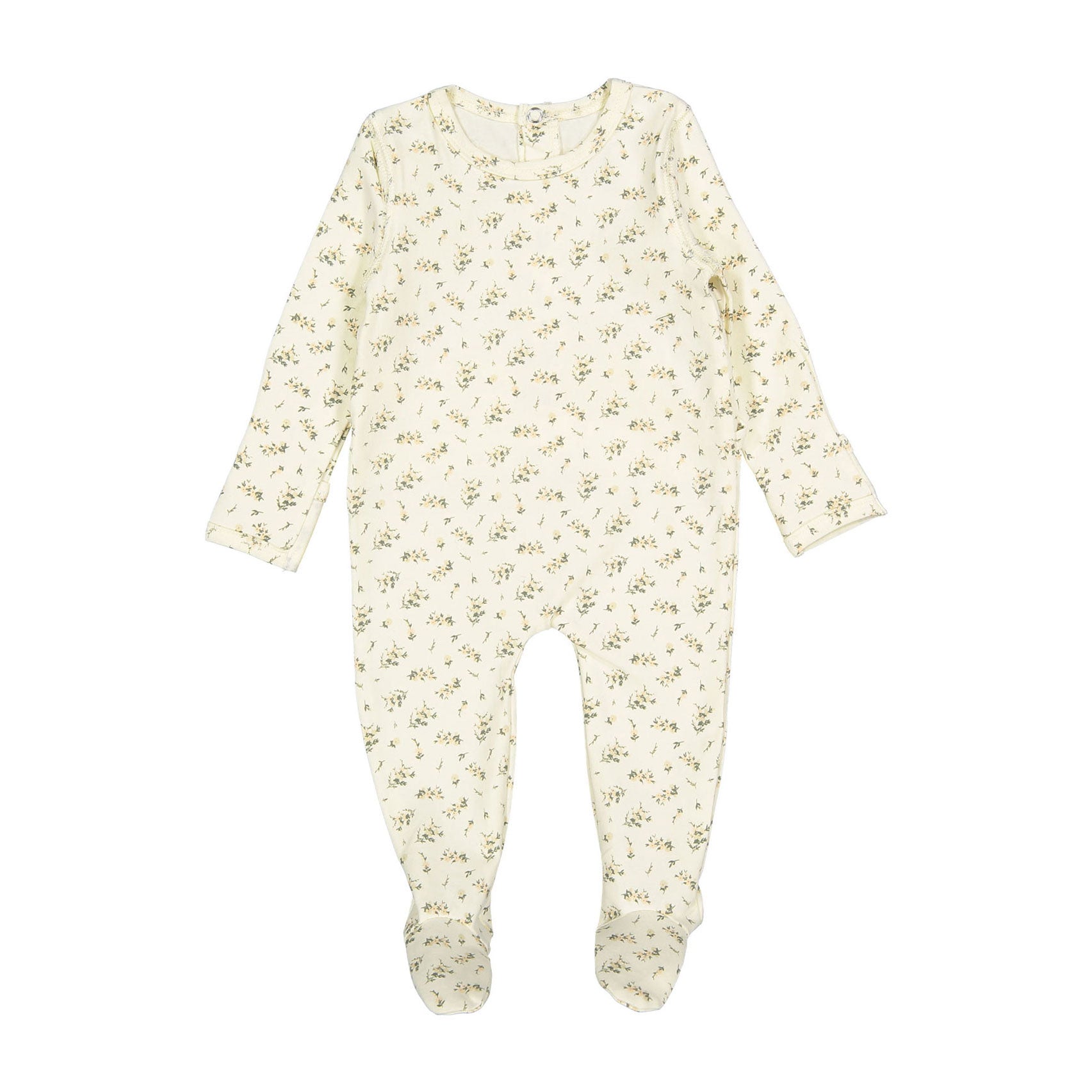 Ladida Layette Blush Flowering Fern Footies