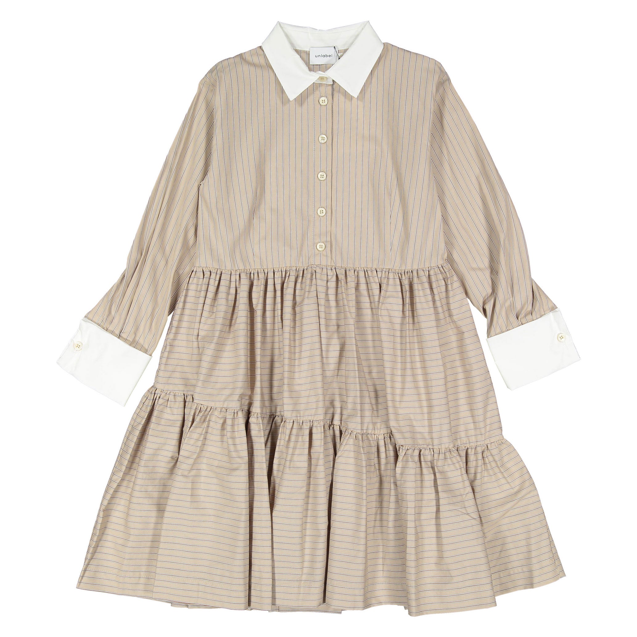 Unlabel Dark Sand Stripes Diablo Dress – Ladida