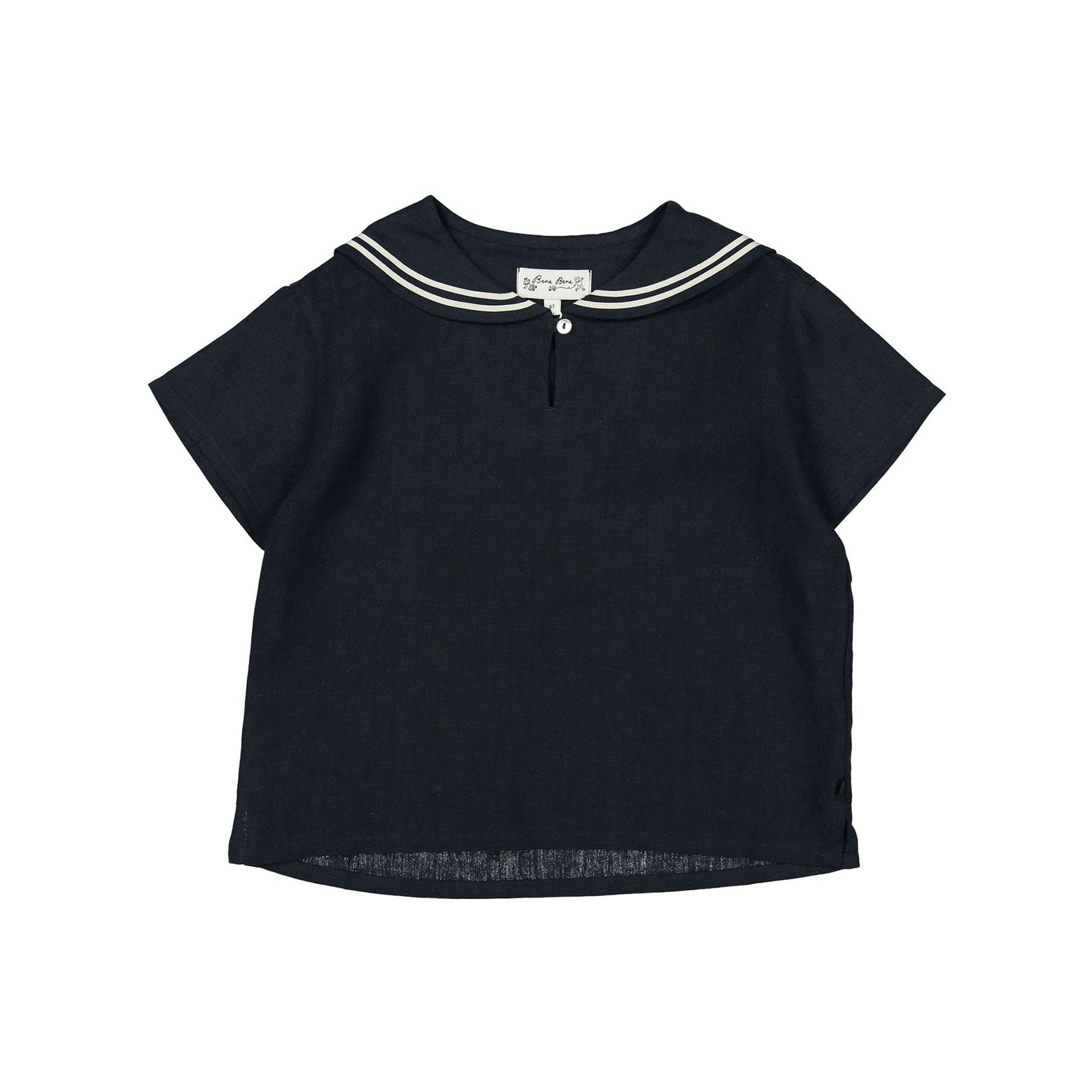 Bene Bene Navy Marine Linen Shirt – Ladida