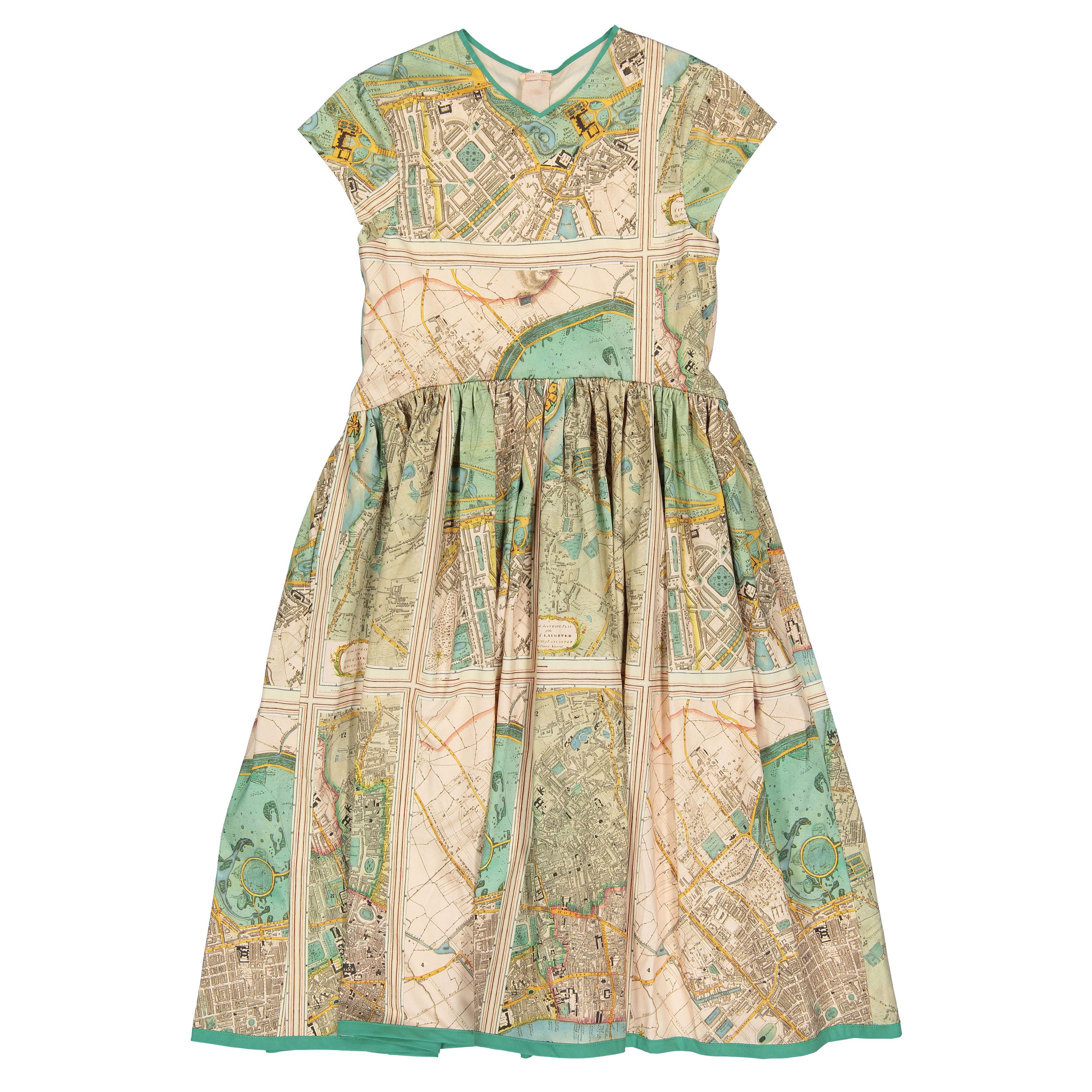 The Middle Daughter Old London Map Slip Road Special Dress – Ladida
