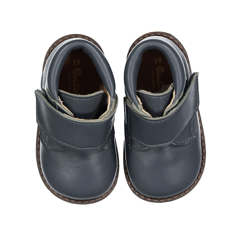 Papanatas Blue Velcro Baby Booties – Ladida
