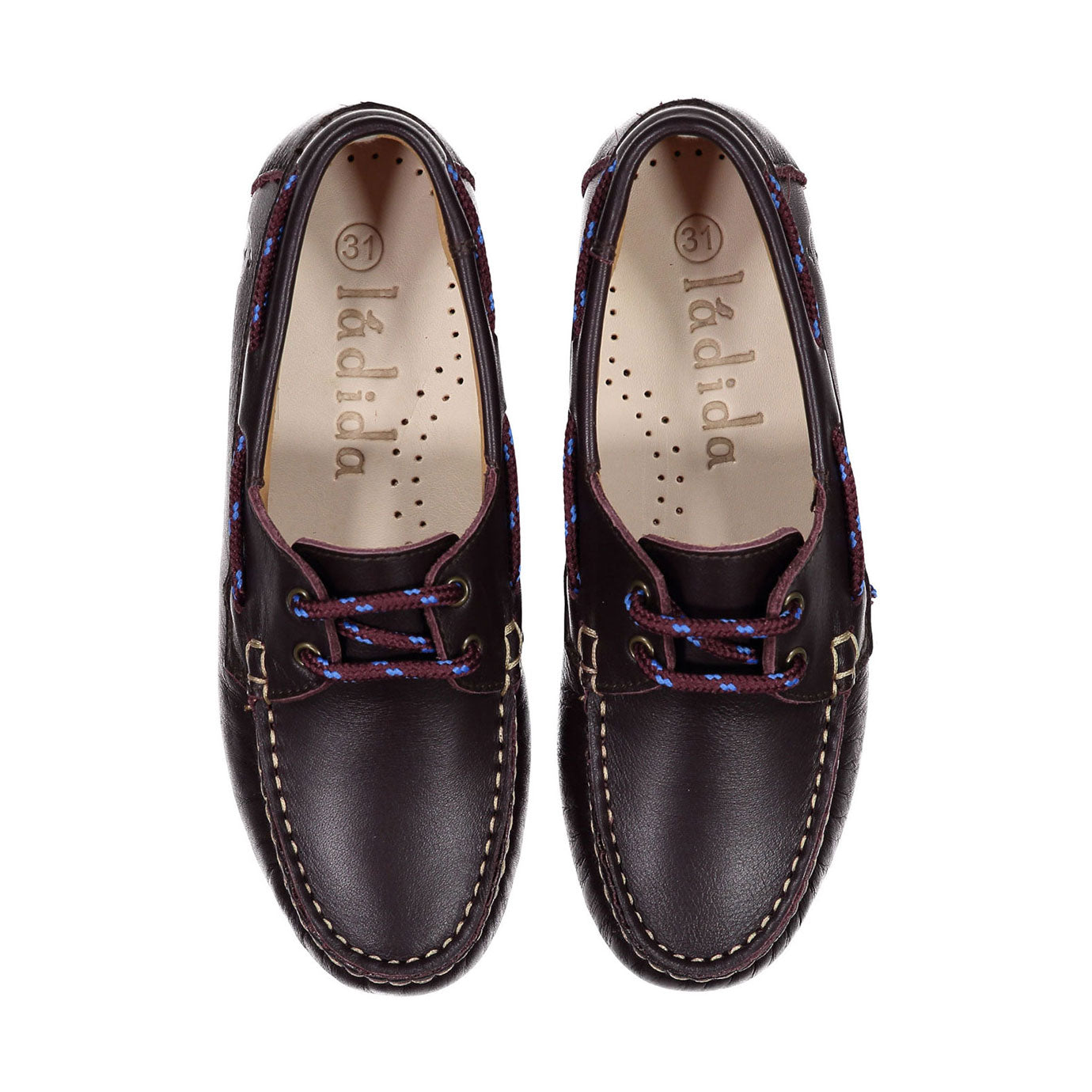 Ladida Shoes Burgundy Boat Loafer
