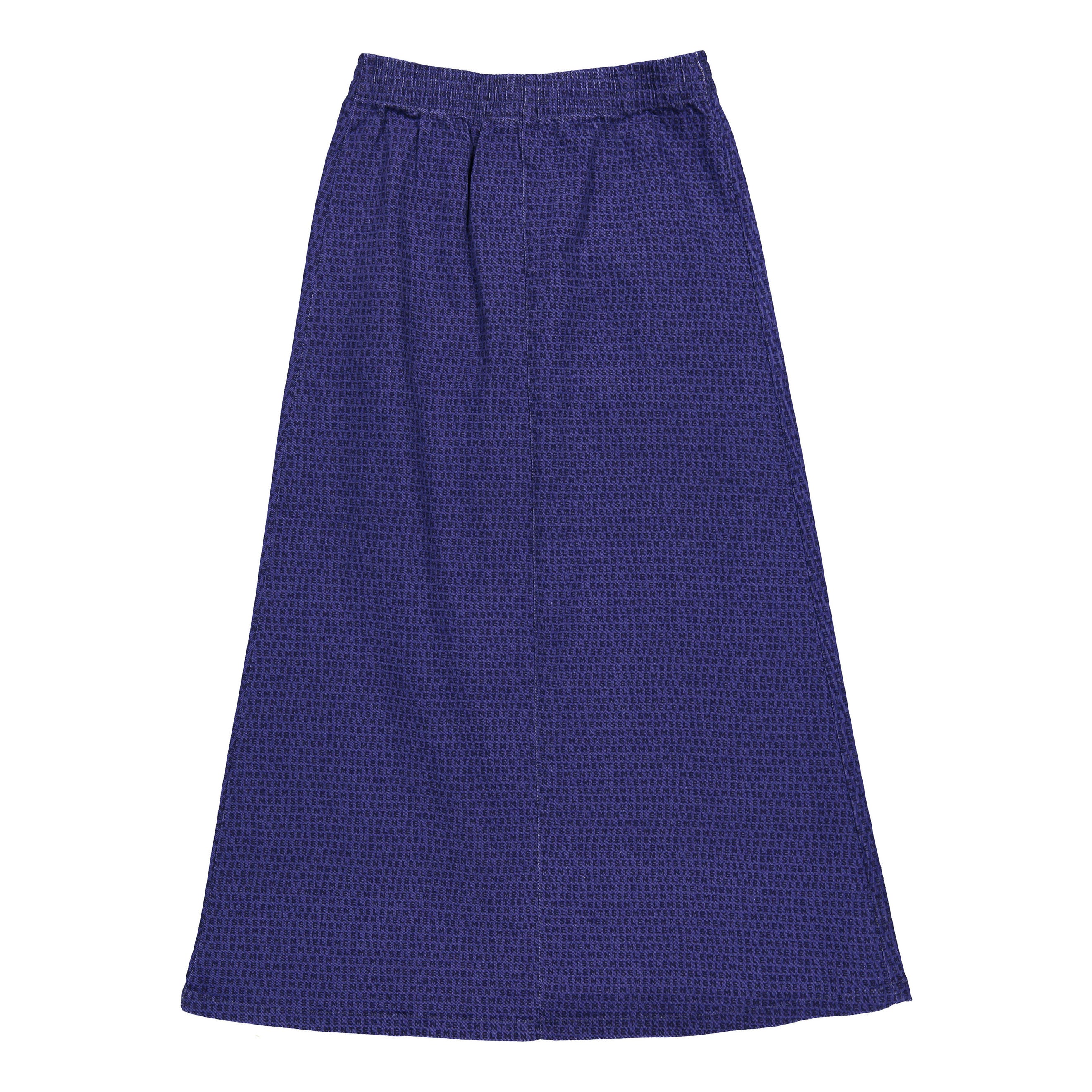 ELEMENTS Navy Logo All Over Maxi Skirt – Ladida