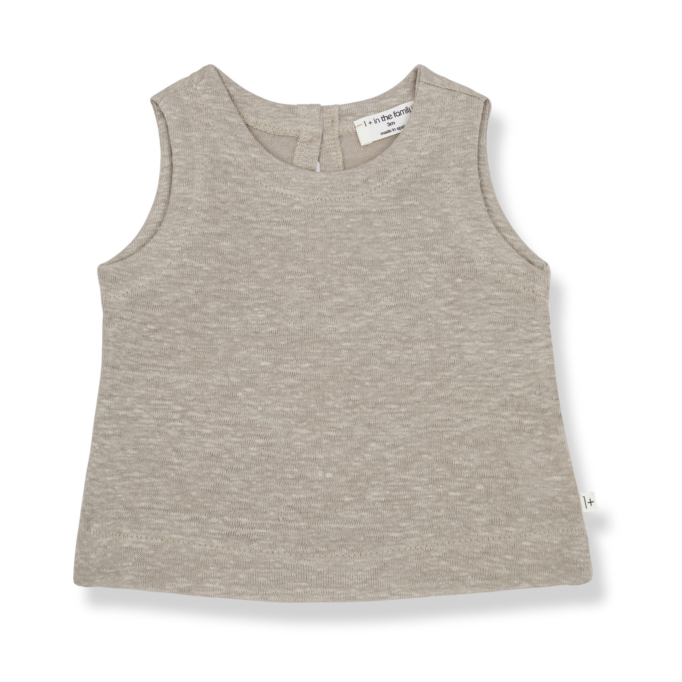 1+ In The Family Beige Angela Tank – Ladida