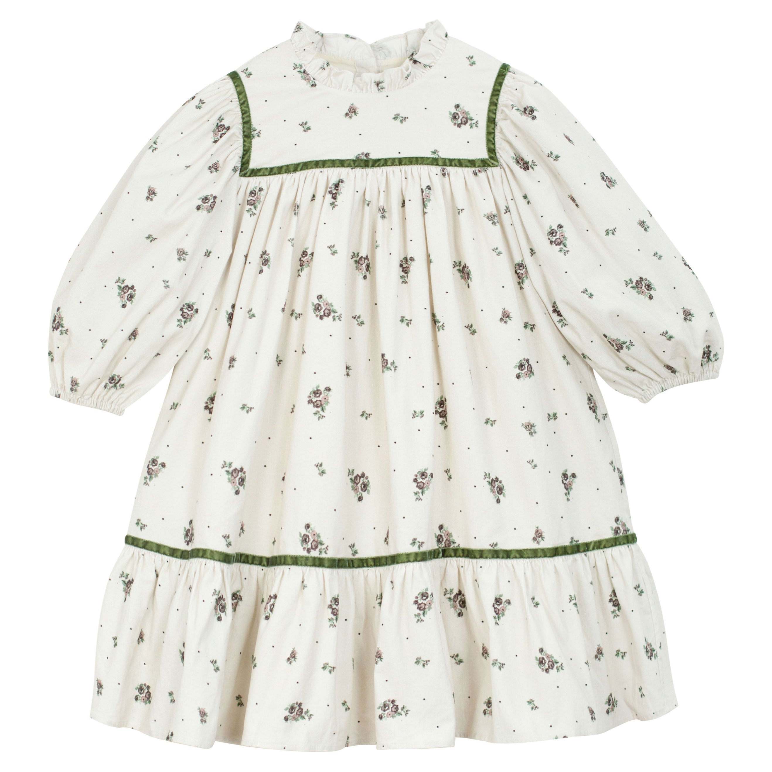 Cera Una Volta Cream Flower Ayame Dress – Ladida