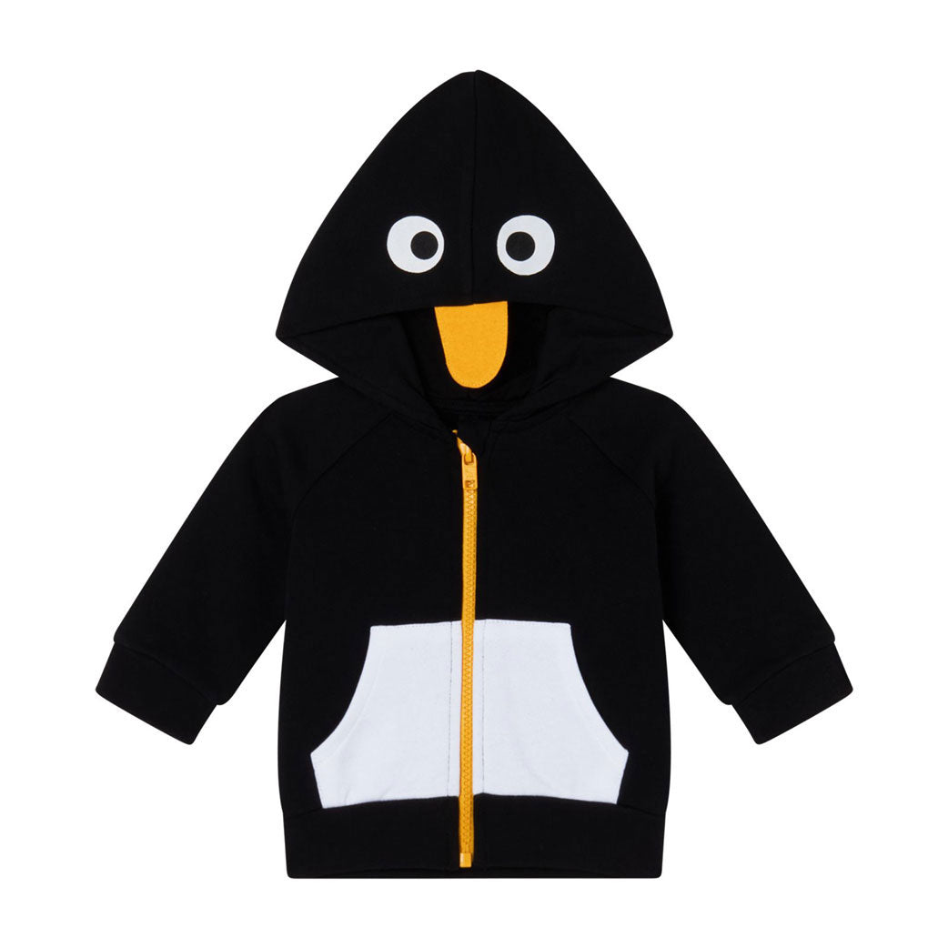 Stella Mccartney Black Penguin Face Baby Zip Up Hoodie – Ladida