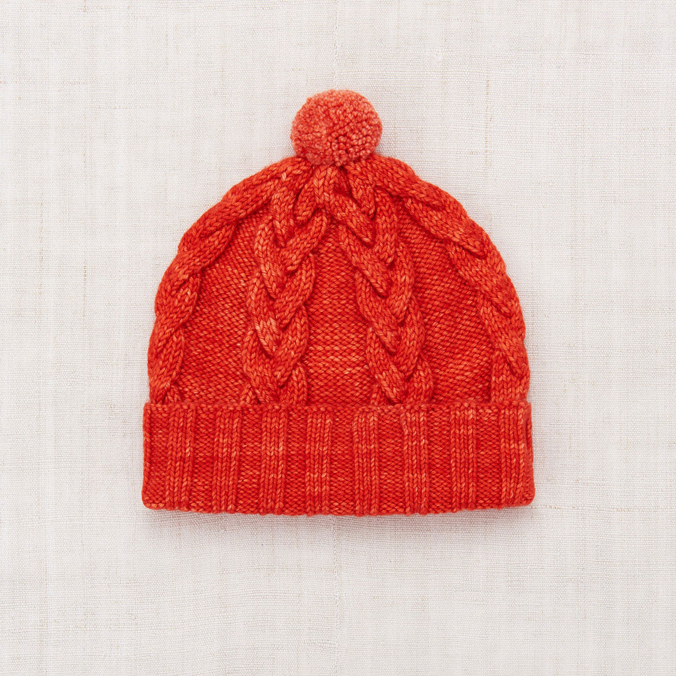 Misha and Puff Braided Hat - Red Flame – Ladida