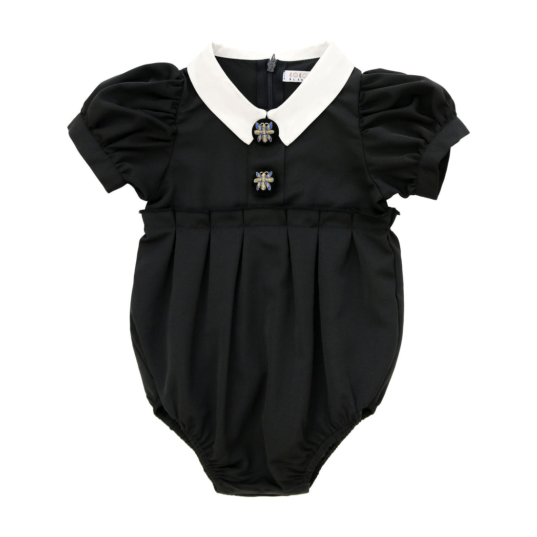 Coco Blanc Black Taffeta Romper – Ladida