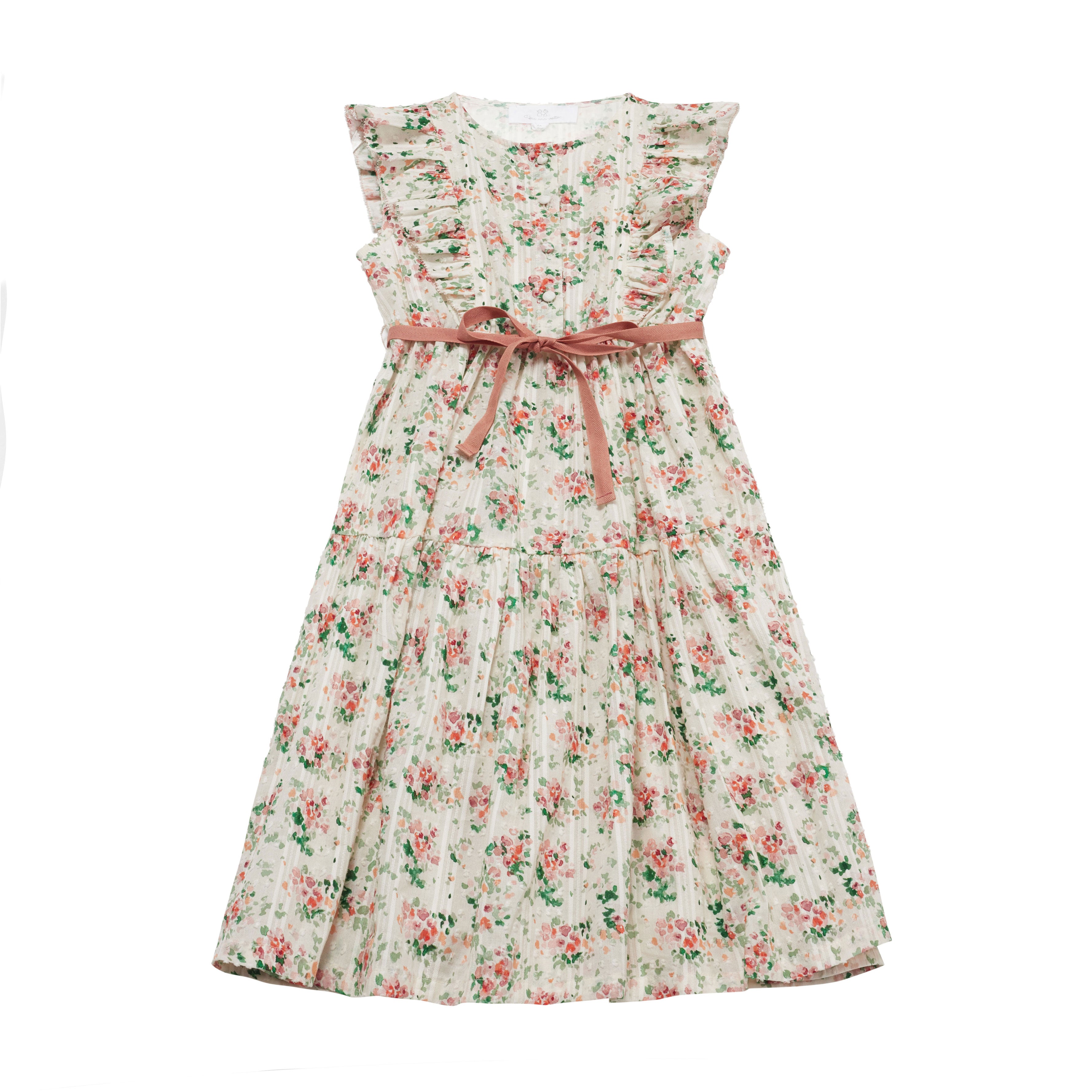Cera Una Volta Pink Flower Bella Dress – Ladida