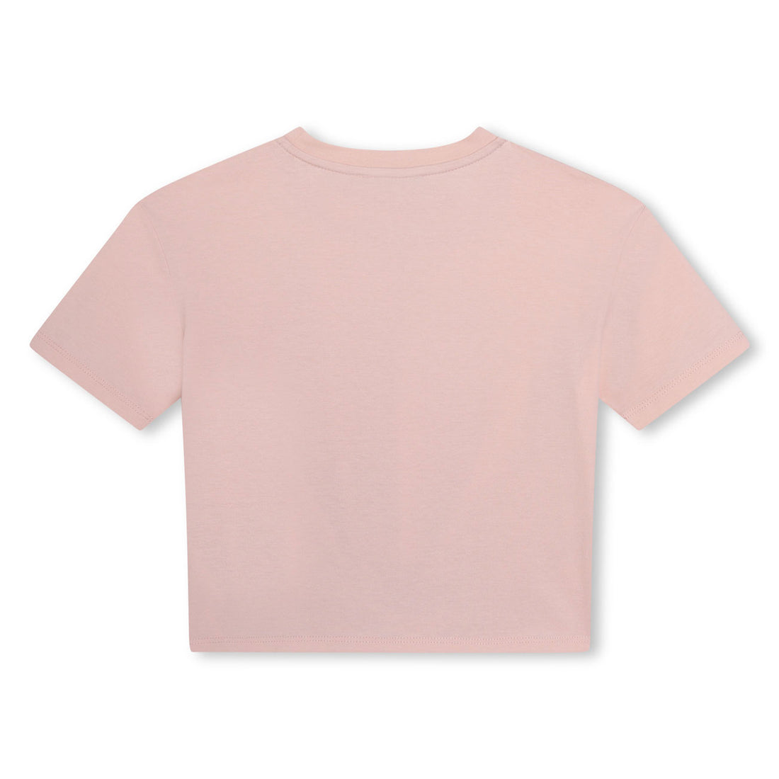 DKNY Pink Twisted Cropped Tee – Ladida