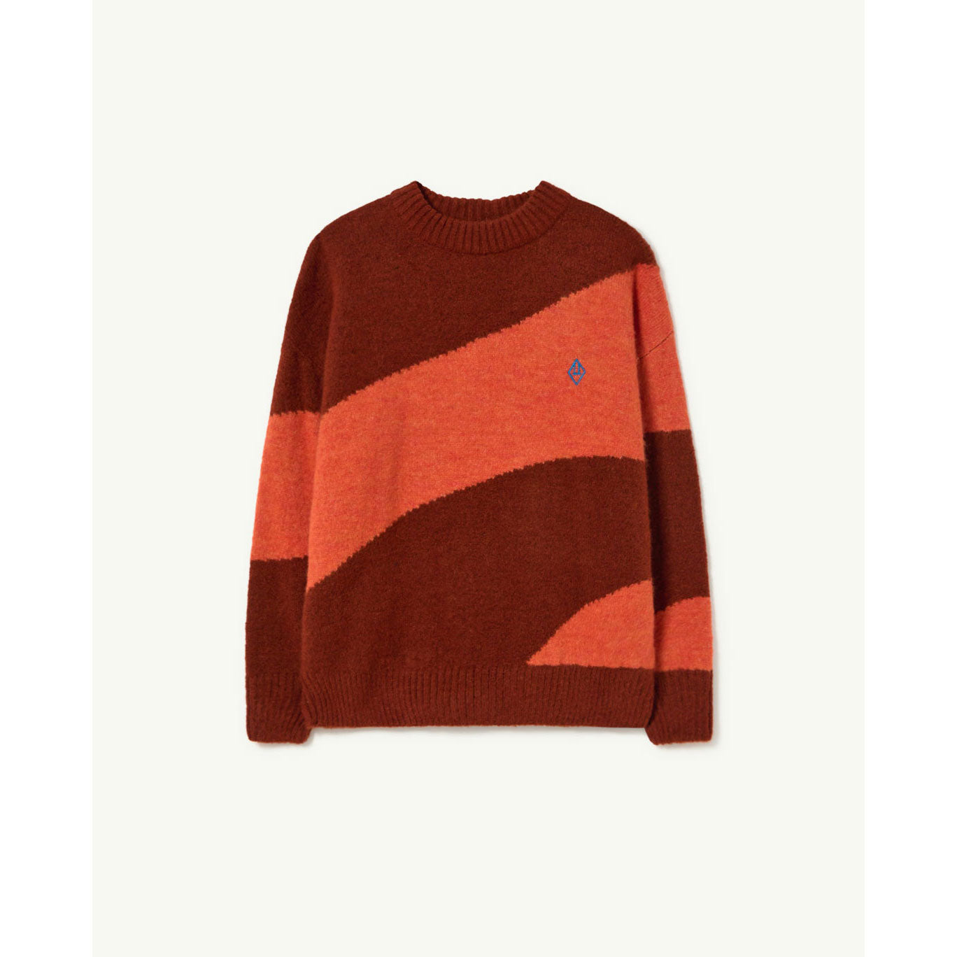 The Animals Observatory Brown Bicolor Bull Sweater – Ladida