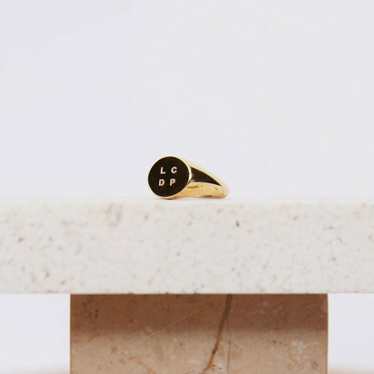 Les Coyotes De Paris Gold Plated Ring – Ladida