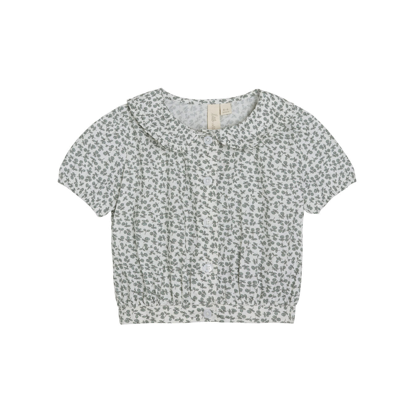 Little Cotton Clothes Porcelain Floral Organic Bea Blouse – Ladida