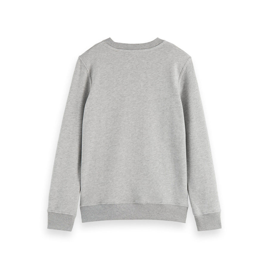 Scotch Shrunk Grey Melange Regular Fit Sweatshirt – Ladida