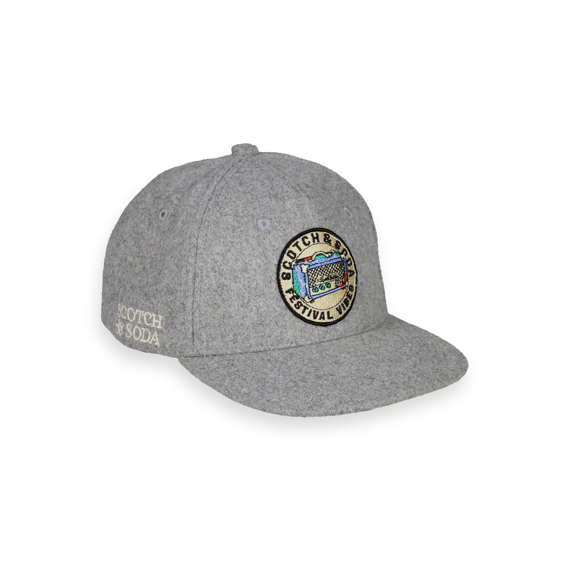 Scotch Shrunk Grey Melange Felt Cap – Ladida