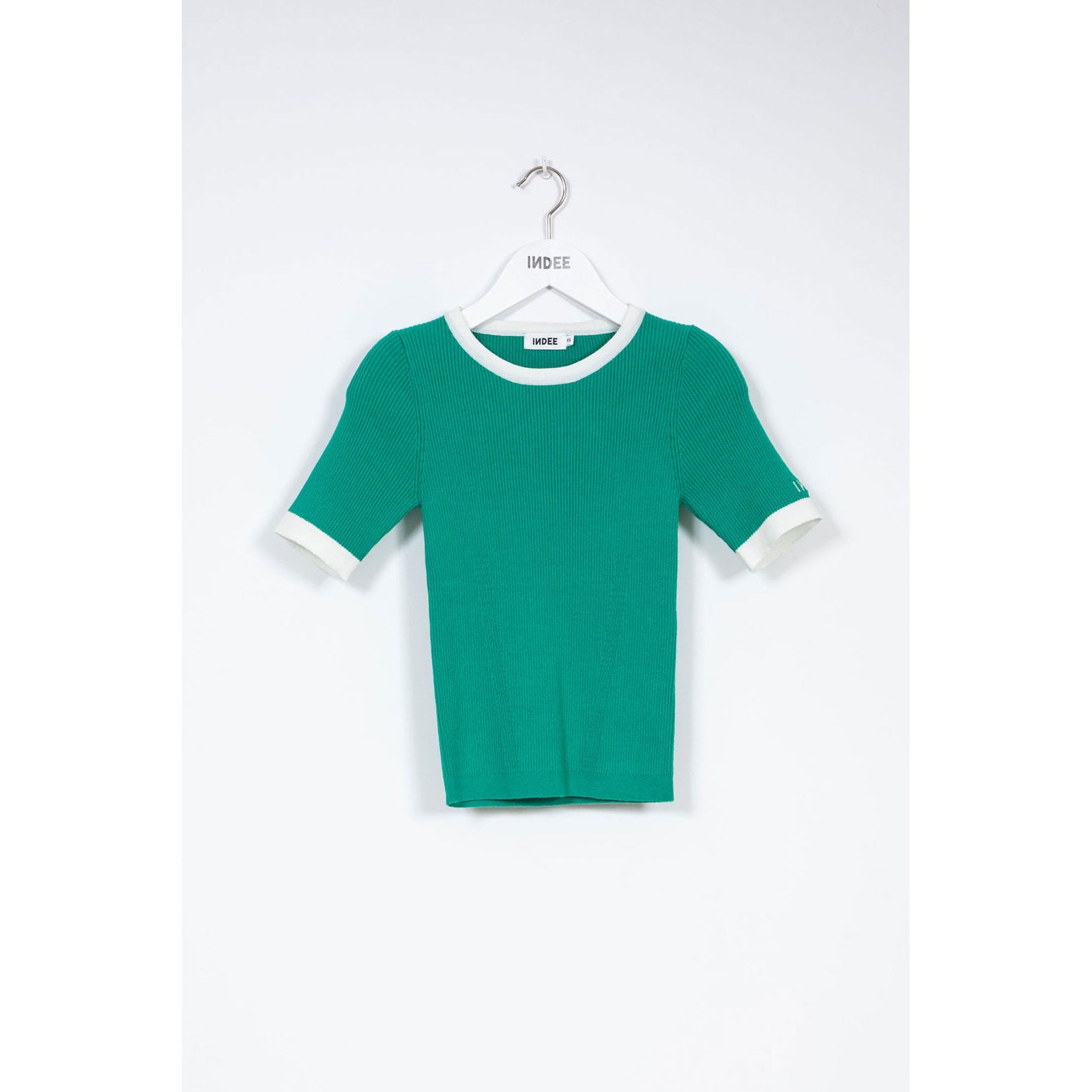 Indee Green Bora Bora Ribbed SS Sweater – Ladida