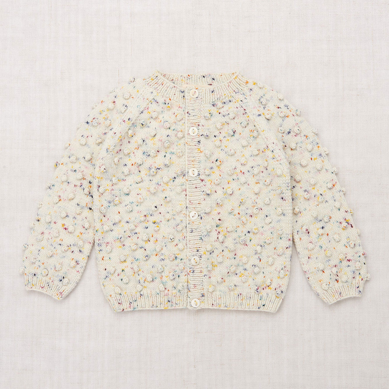 Misha and Puff Popcorn Cardigan - Confetti Cake – Ladida