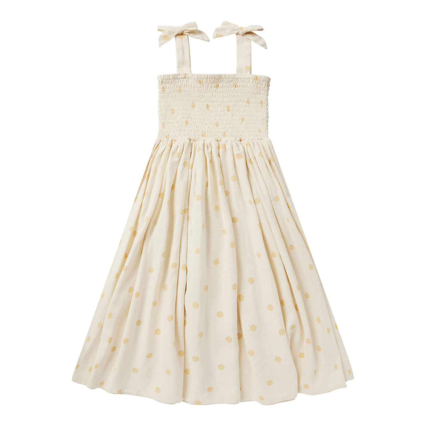 Rylee and Cru Yellow-Polka-Dot Ivy Dress - Yellow Polka Dot – Ladida
