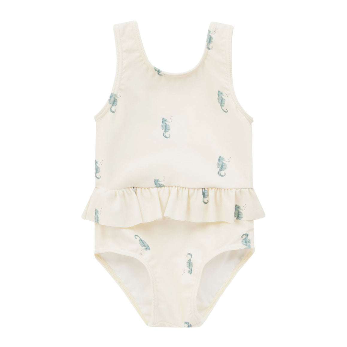 Rylee and Cru Ivory Skirted One-Piece - Seahorse – Ladida