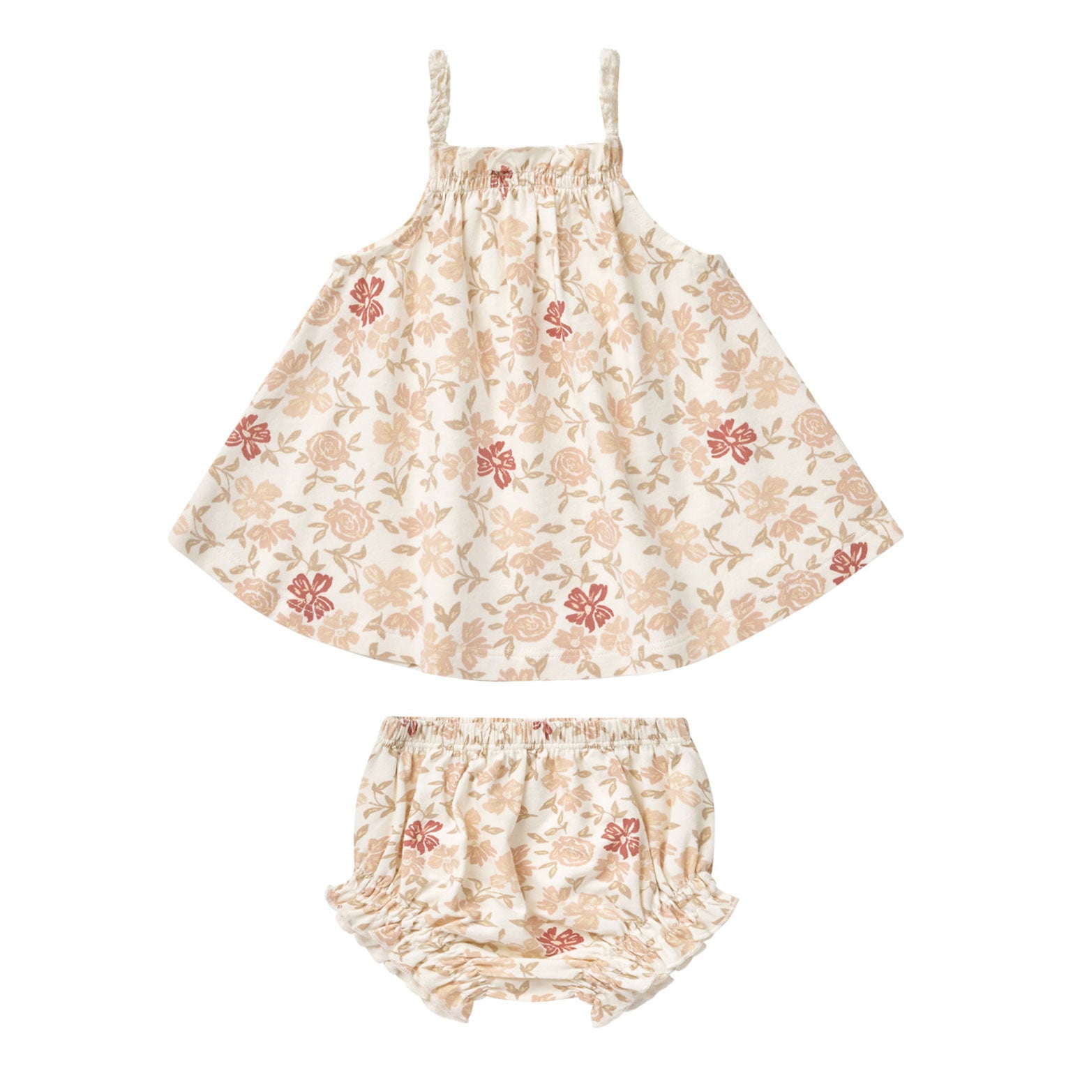 Rylee and Cru Pink Floral Swing Top + Bloomer Set – Ladida