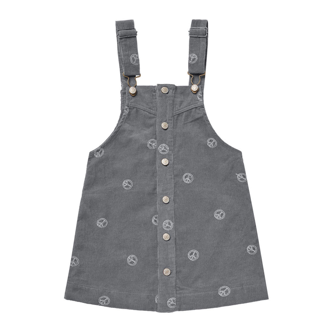 Rylee and Cru Peace Embroidery Button Jumper – Ladida