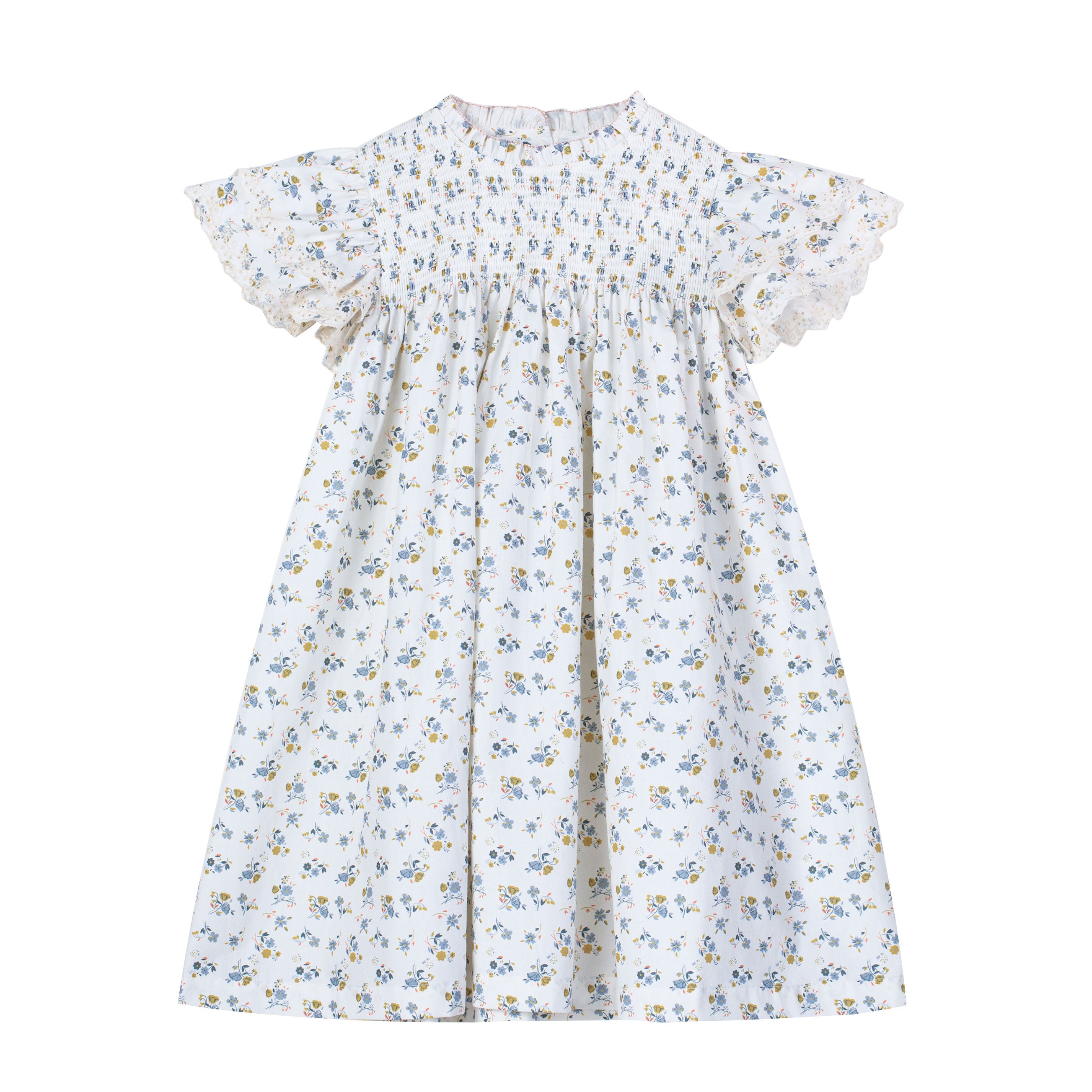Cera Una Volta Blue Flower Vanya Dress – Ladida