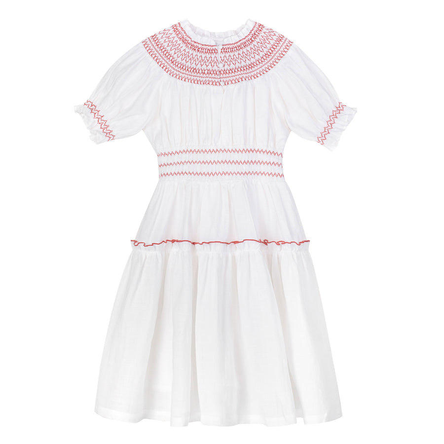 Cera Una Volta White Evalina Dress – Ladida