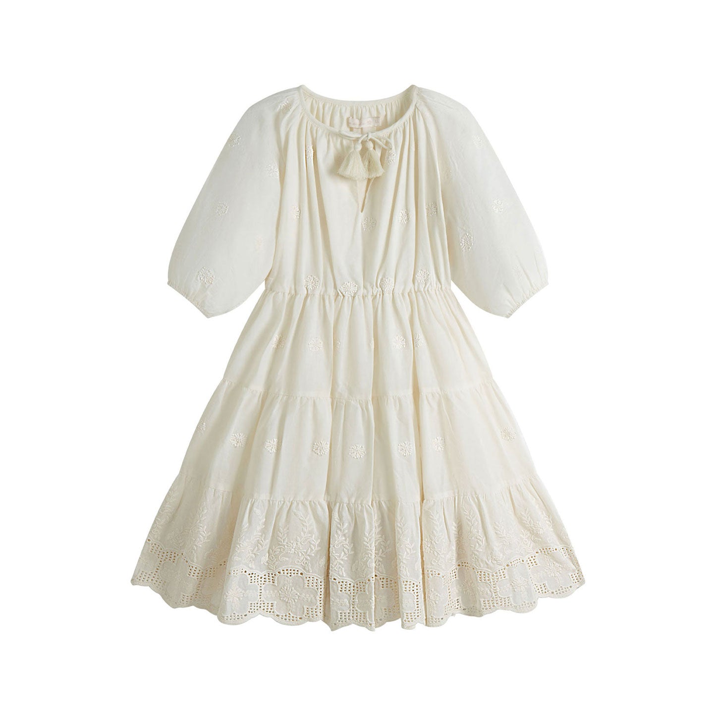Cera Una Volta Cream Olivia Dress – Ladida