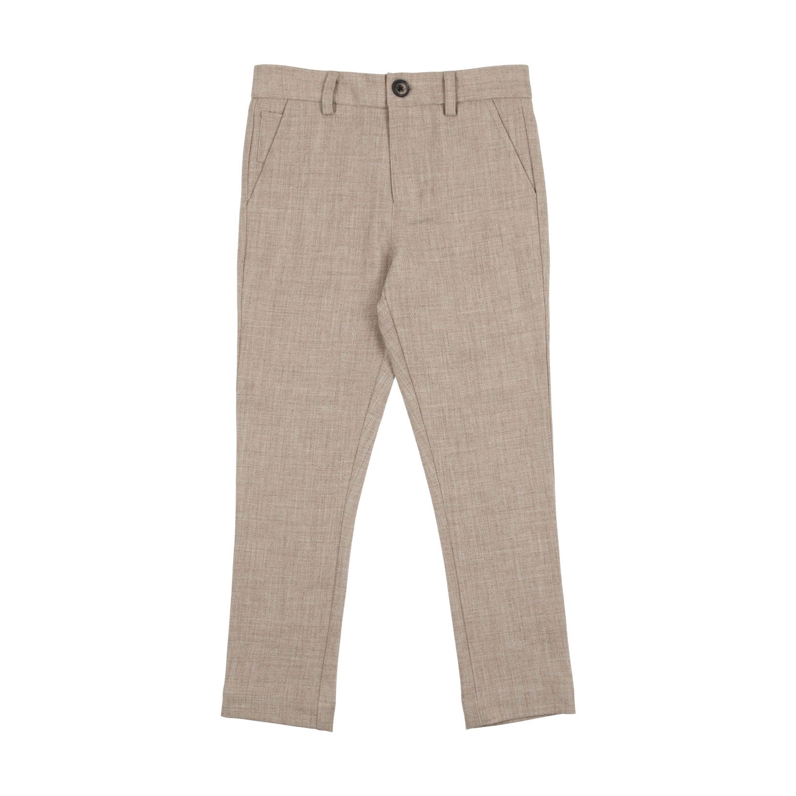 Coco Blanc Oatmeal Wool Pants – Ladida