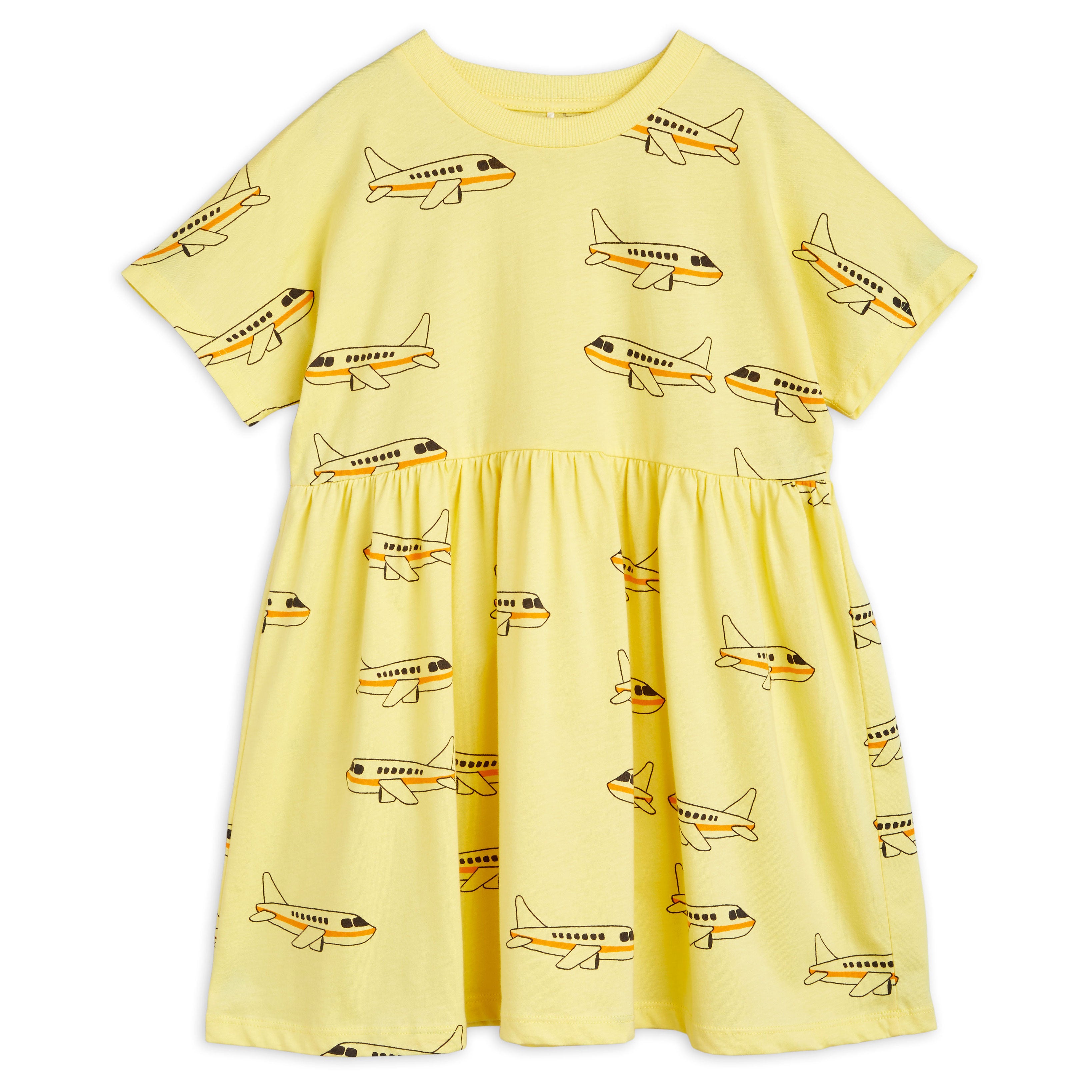 Mini Rodini Yellow Airplane Dress – Ladida