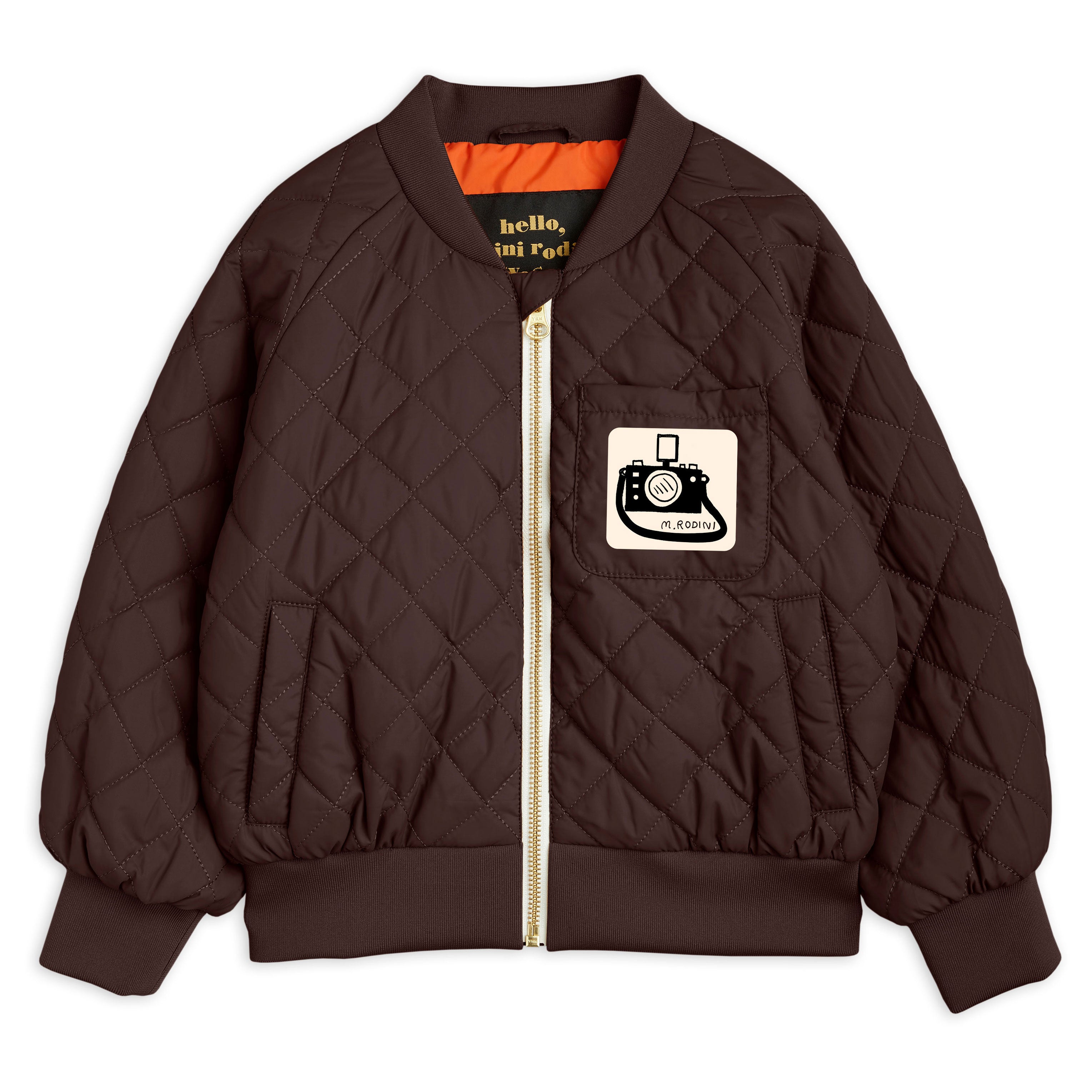 Mini Rodini Brown Ritzratz Baseball Jacket – Ladida