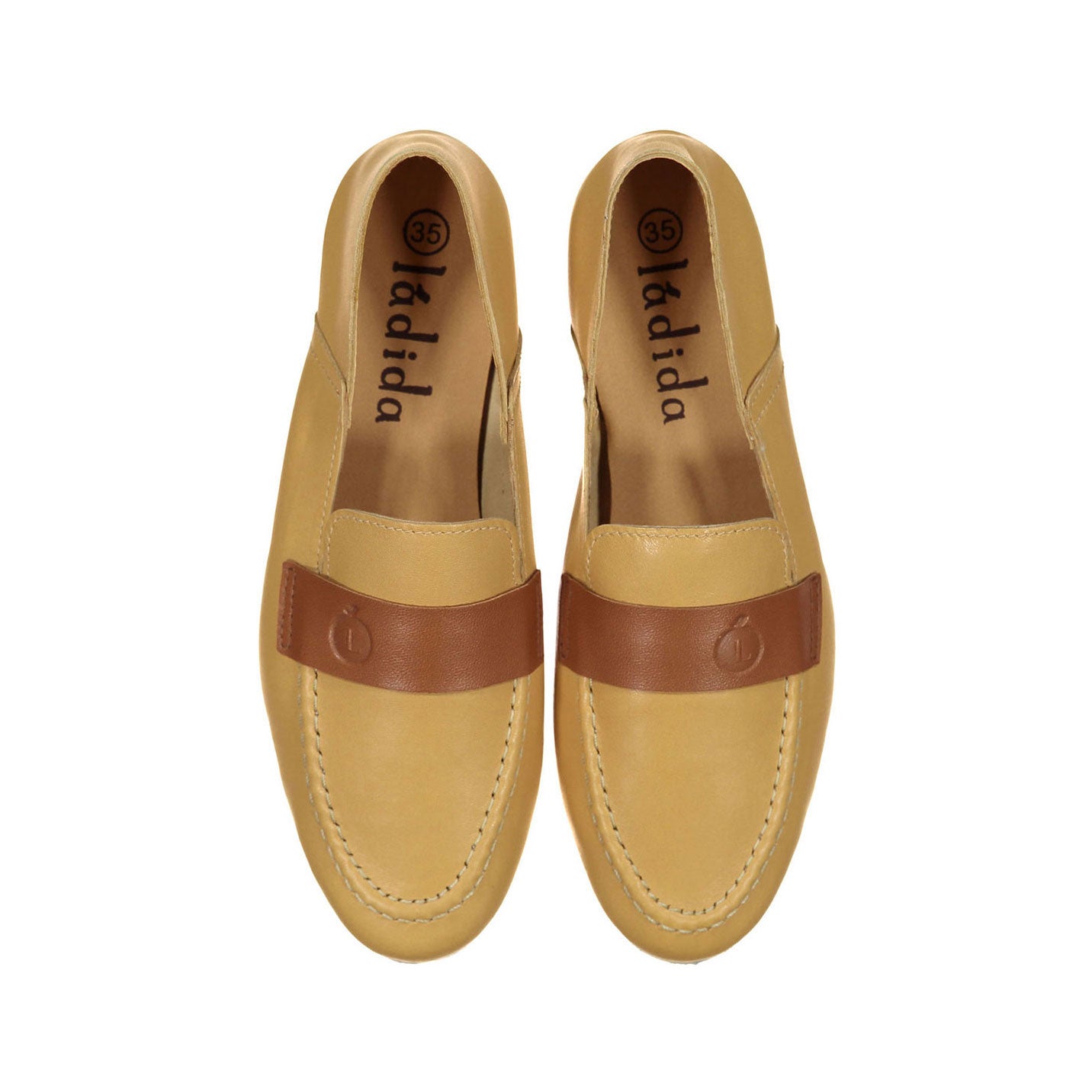 LADIDA Luggage Leather Loafers