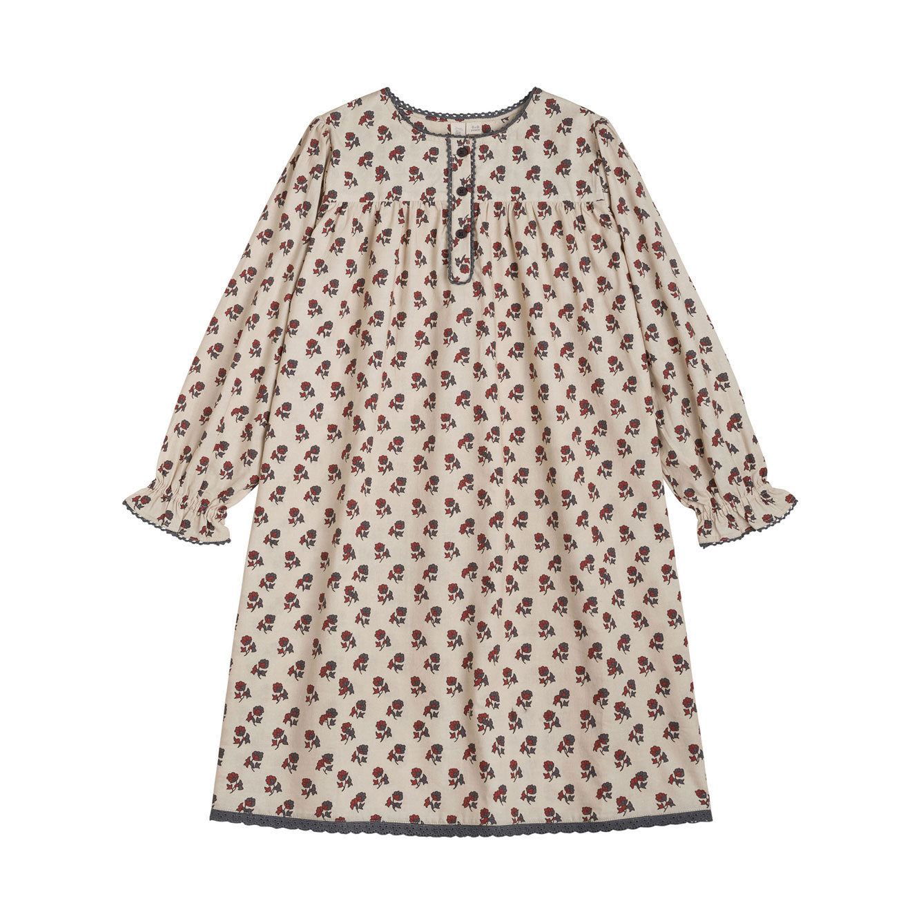 Little Cotton Clothes Angelica Nightdress Ruby Floral – Ladida