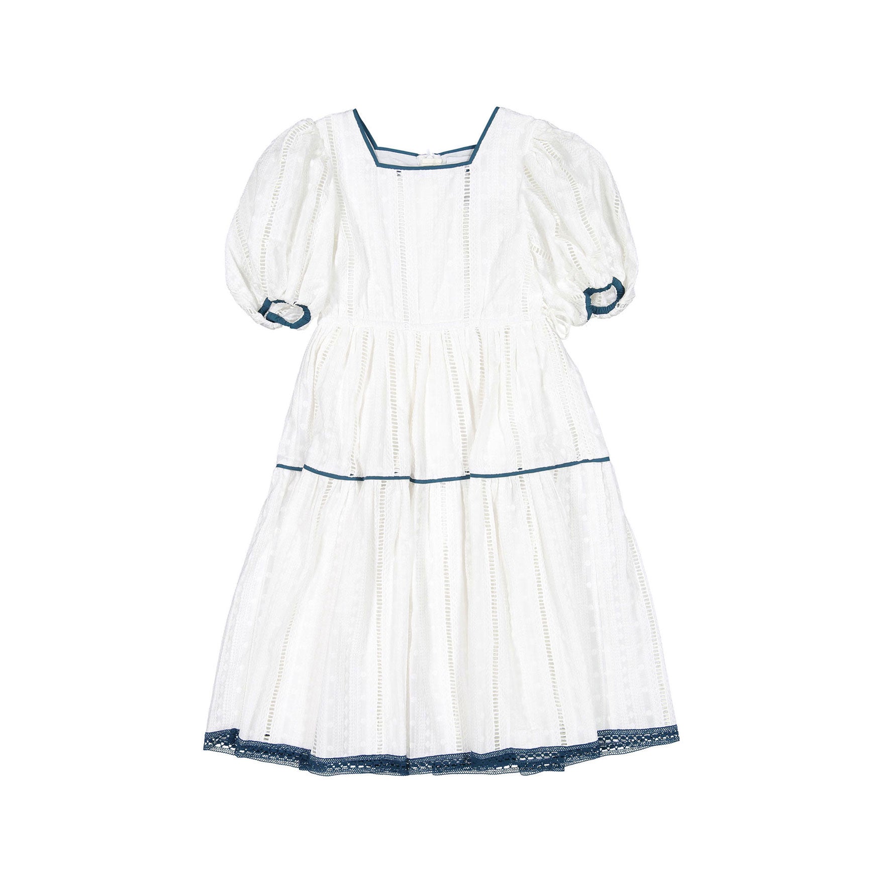 The Middle Daughter Ladder Stitch Spot Go With The Flow Dress – Ladida