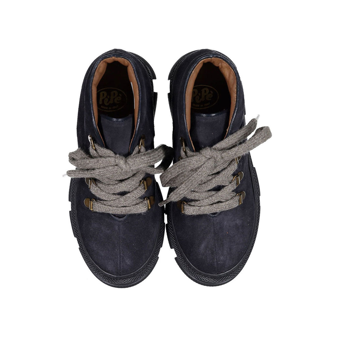 Pepe Navy Suede Hunting Booties – Ladida